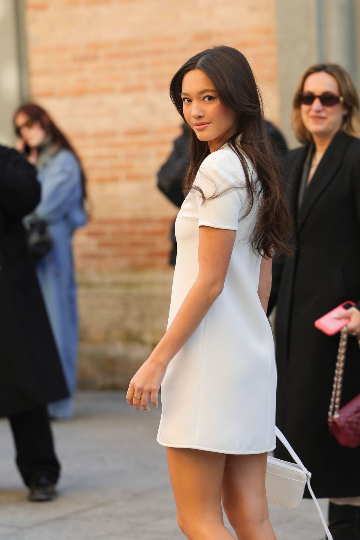 LILY CHEE at Courreges Fashion Show at Paris Fashion Week 02/28/2024 ...