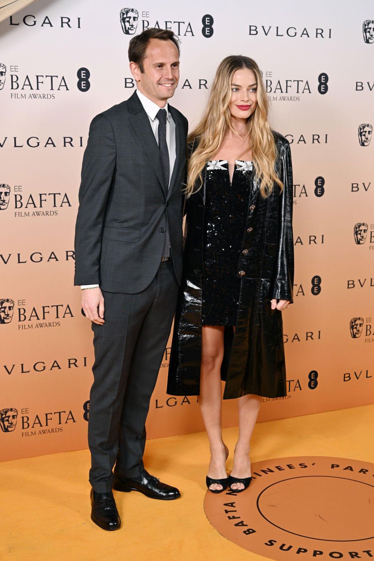 MARGOT ROBBIE at EE Bafta Film Awards 2024 Nominees Party in London 02 ...