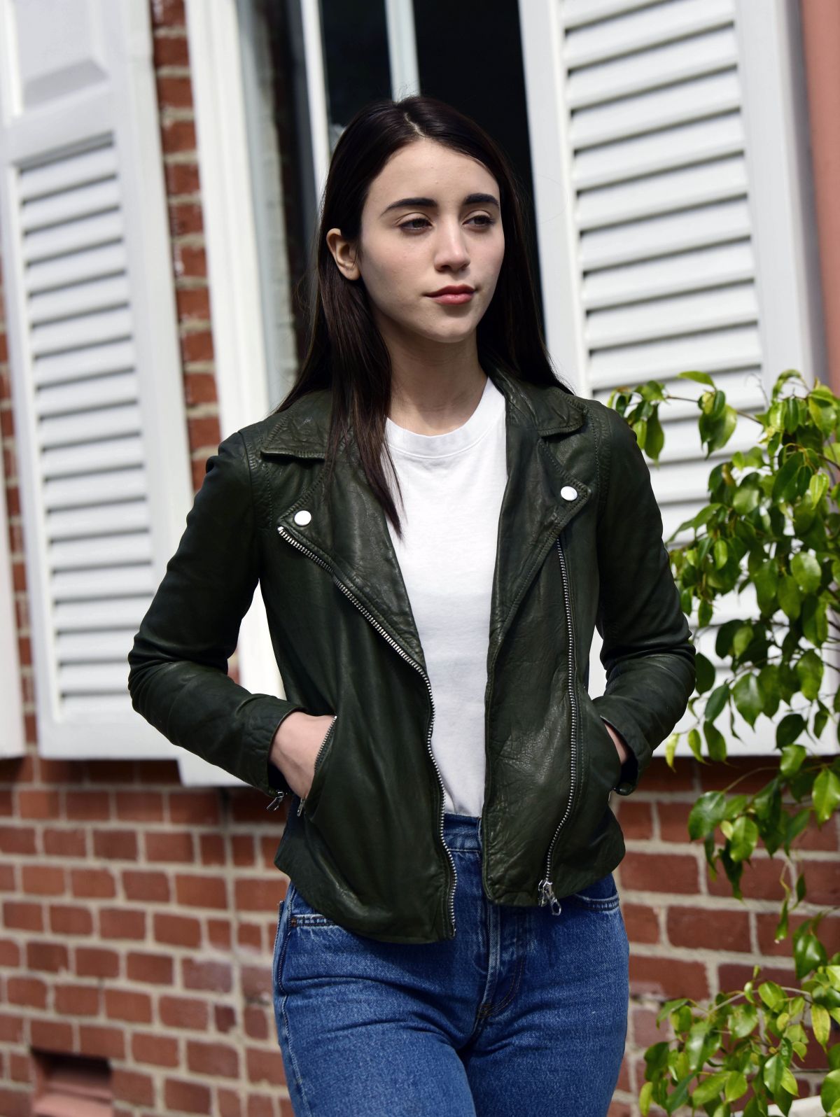 CAYLEE COWAN at a Photoshoot for Madewell Fashion Label in Los Angeles ...