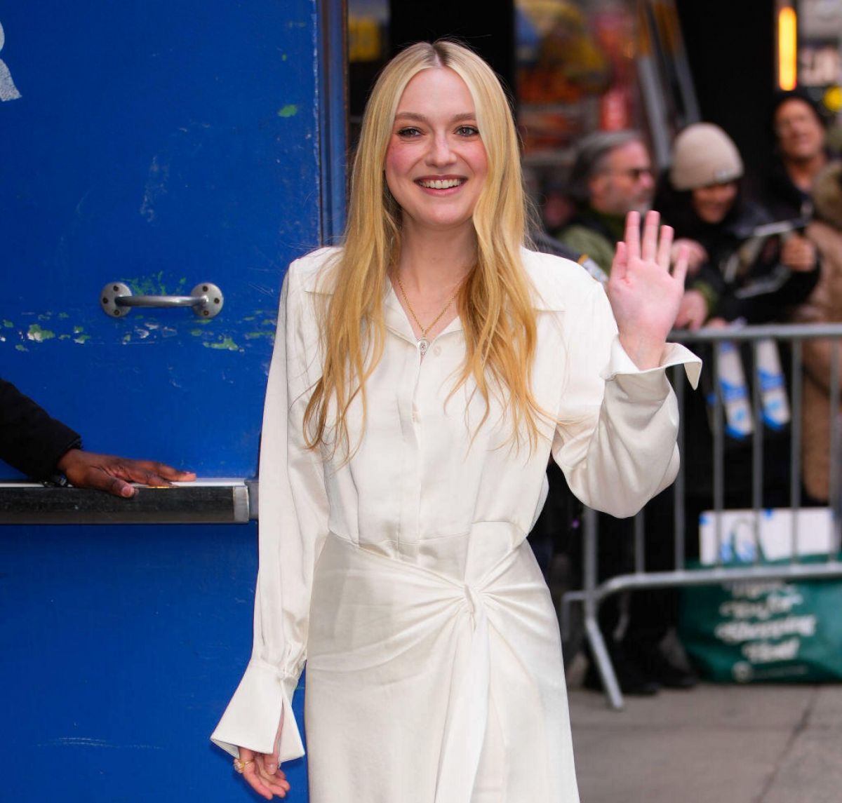 DAKOTA FANNING Arrives at Good Morning America in New York 03/26/2024 ...