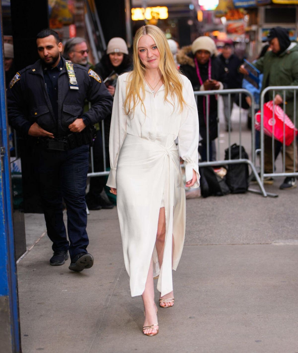 DAKOTA FANNING Arrives at Good Morning America in New York 03/26/2024 ...
