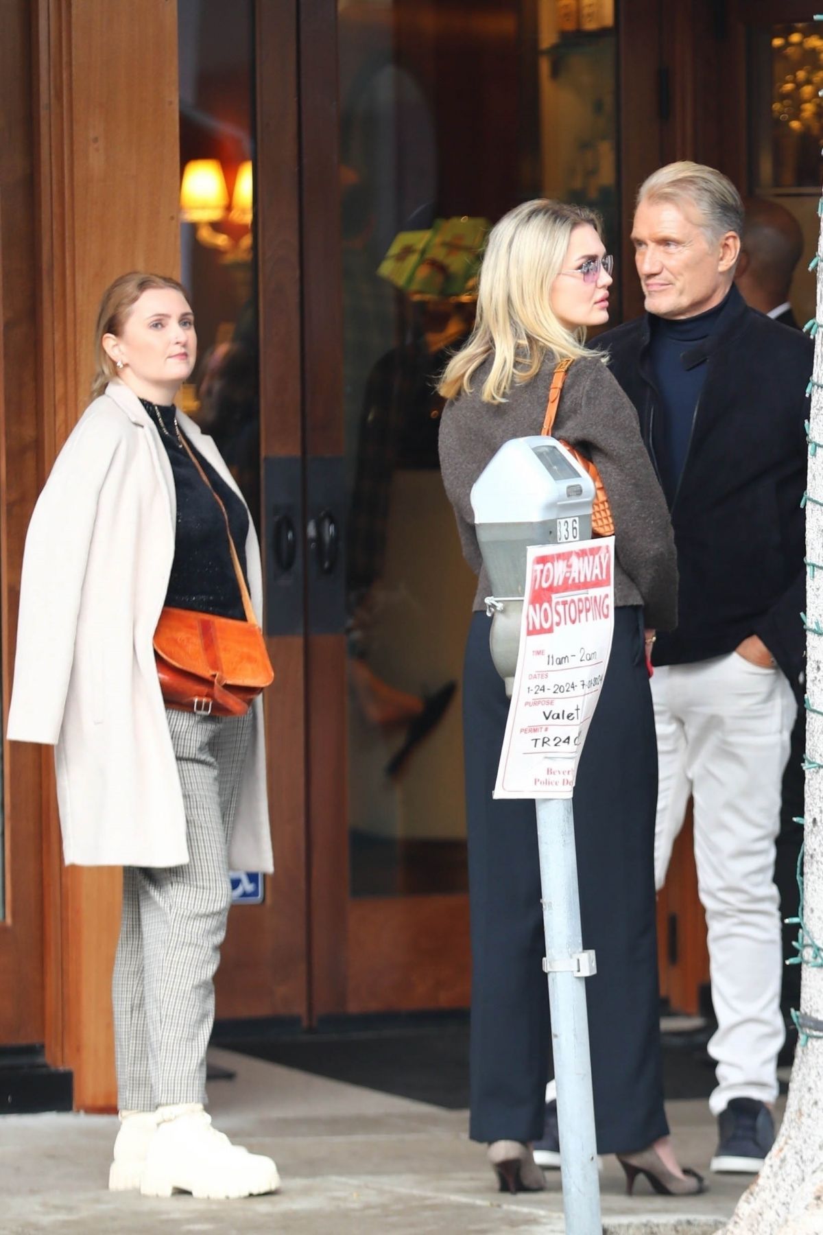 EMMA KROKDAL and Dolph Lundgren Out for Early Dinner at Cipriani in ...