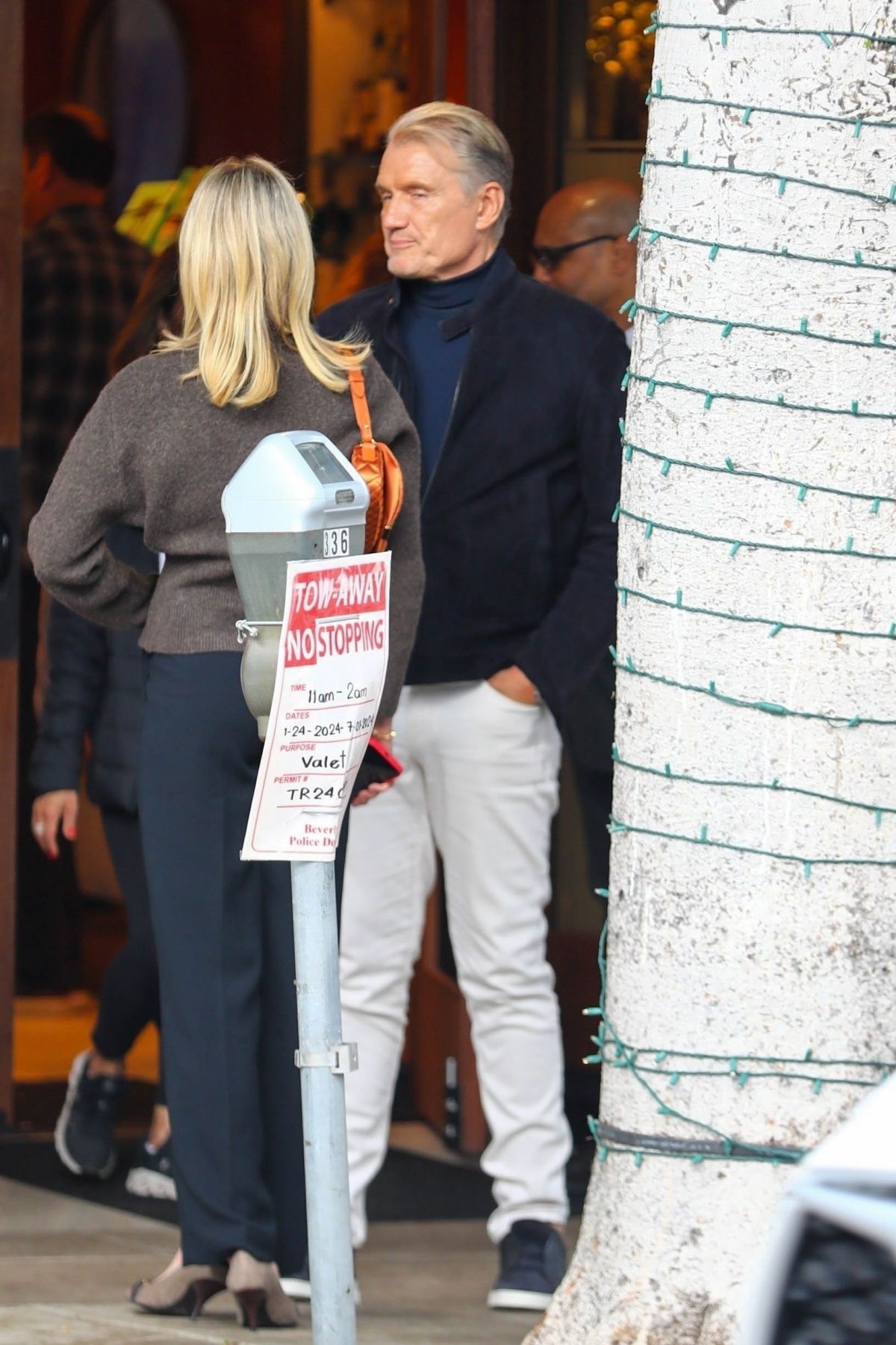 EMMA KROKDAL and Dolph Lundgren Out for Early Dinner at Cipriani in ...
