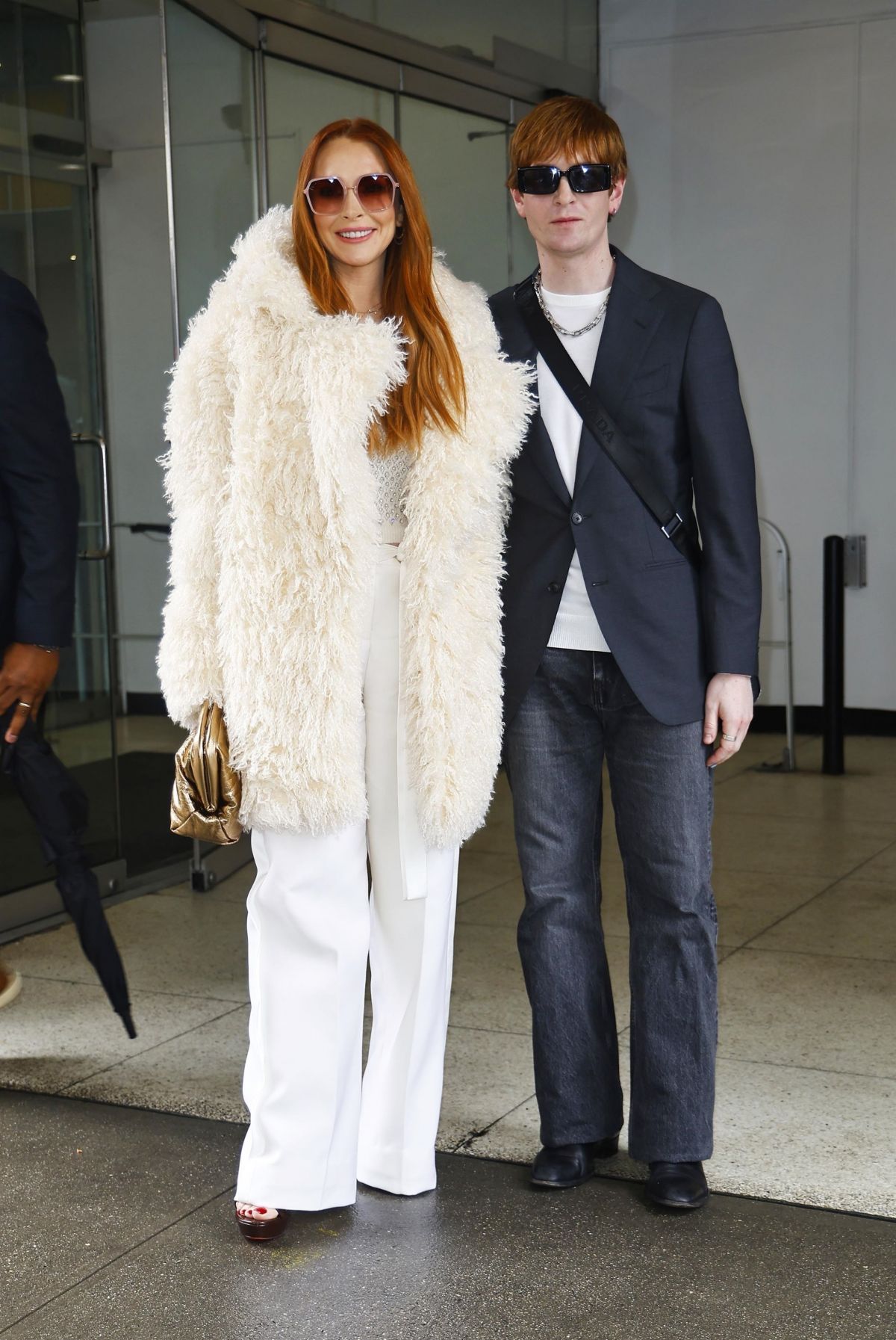 LINDSAY and Cody LOHAN Leaves CBS Studios in New York 03/05/2024 ...