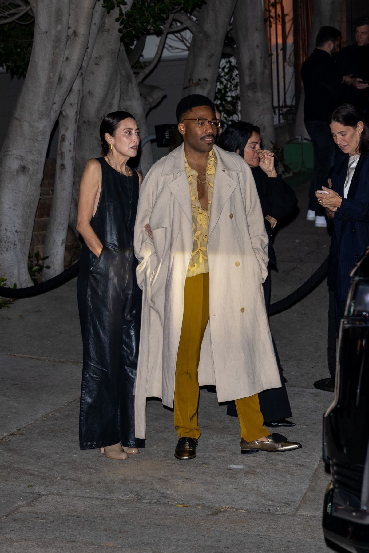 MICHELLE WHITE Arrives at YSL Oscar Pre-party in Hollywood 03/08/2024 ...