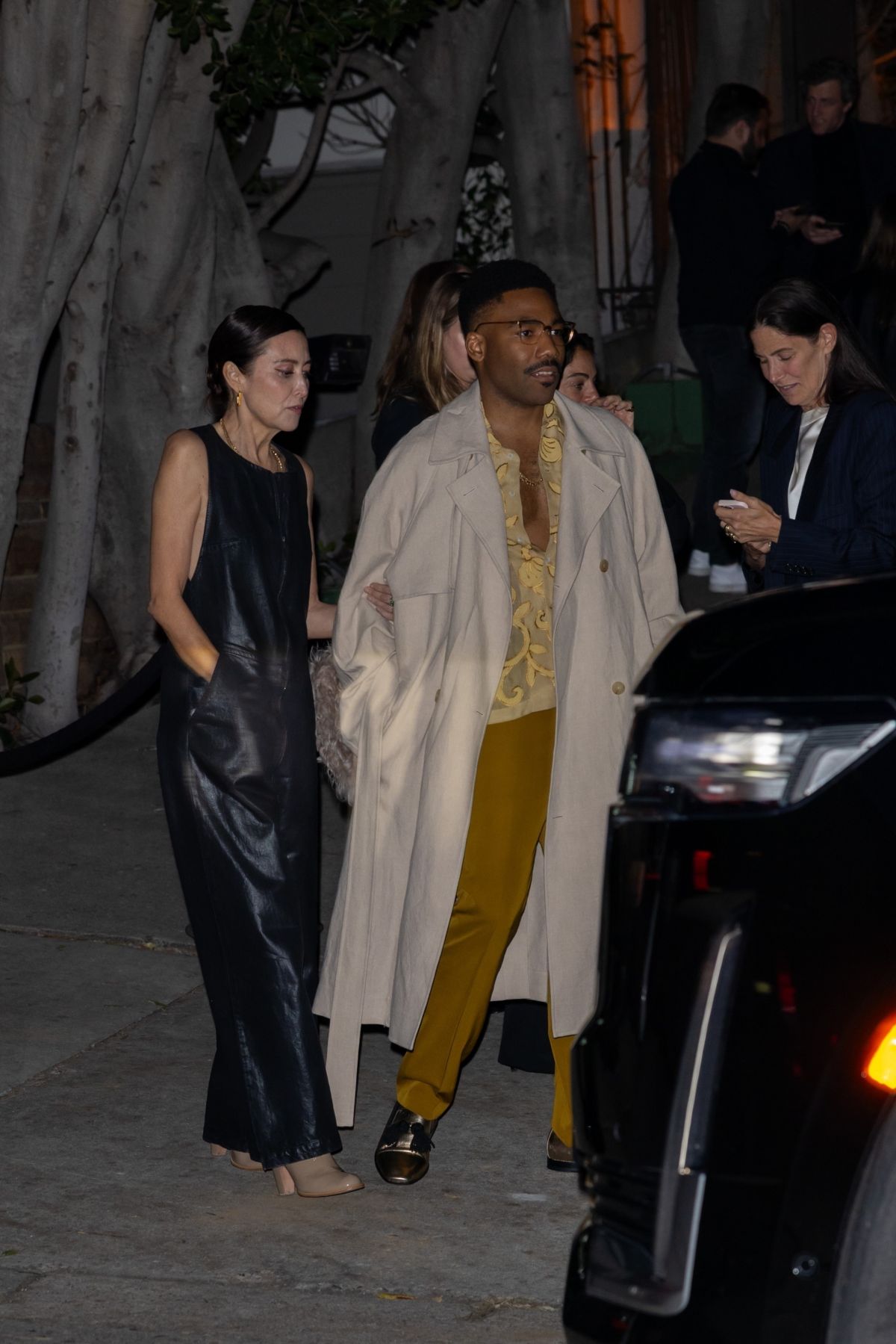 MICHELLE WHITE Arrives at YSL Oscar Pre-party in Hollywood 03/08/2024 ...