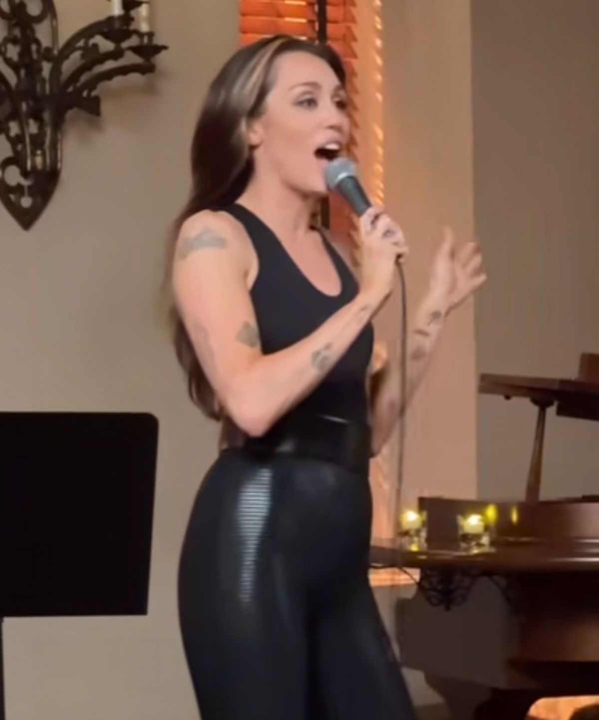 MILEY CYRUS Performs a Few Hits at a Private Event at Chateau Marmont ...