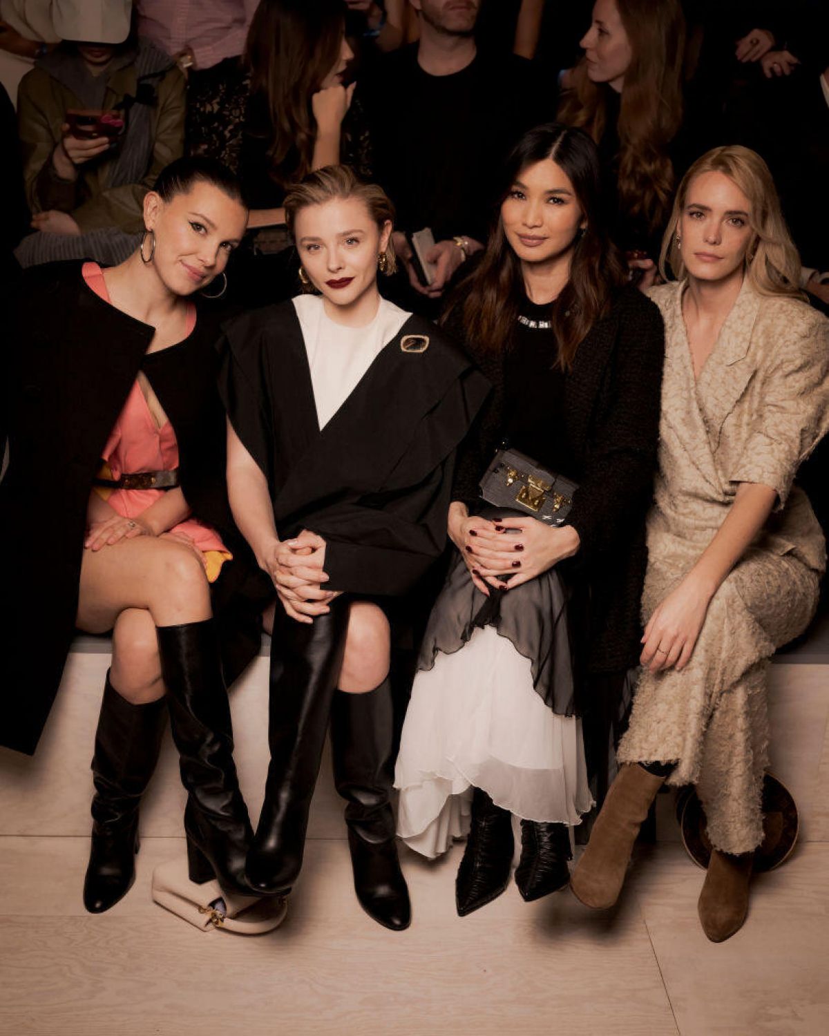 MILLIE BOBBY BROWN at Louis Vuitton Womenswear FW24-25 Fashion Show at ...