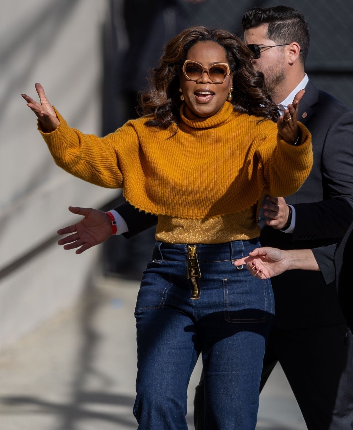 OPRAH WINFREY Arrives at Jimmy Kimmel Live 03/14/2024 – HawtCelebs