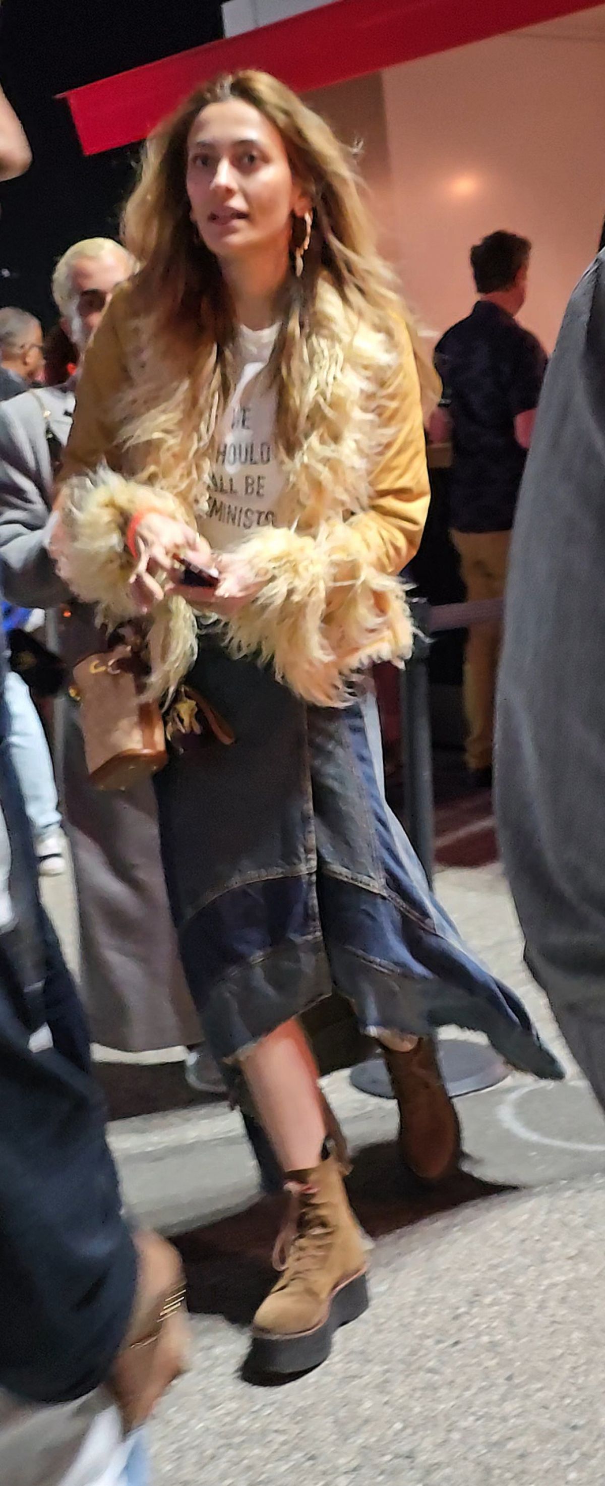 PARIS JACKSON Arrives at Madonna’s Concert in Los Angeles 03/11/2024 ...