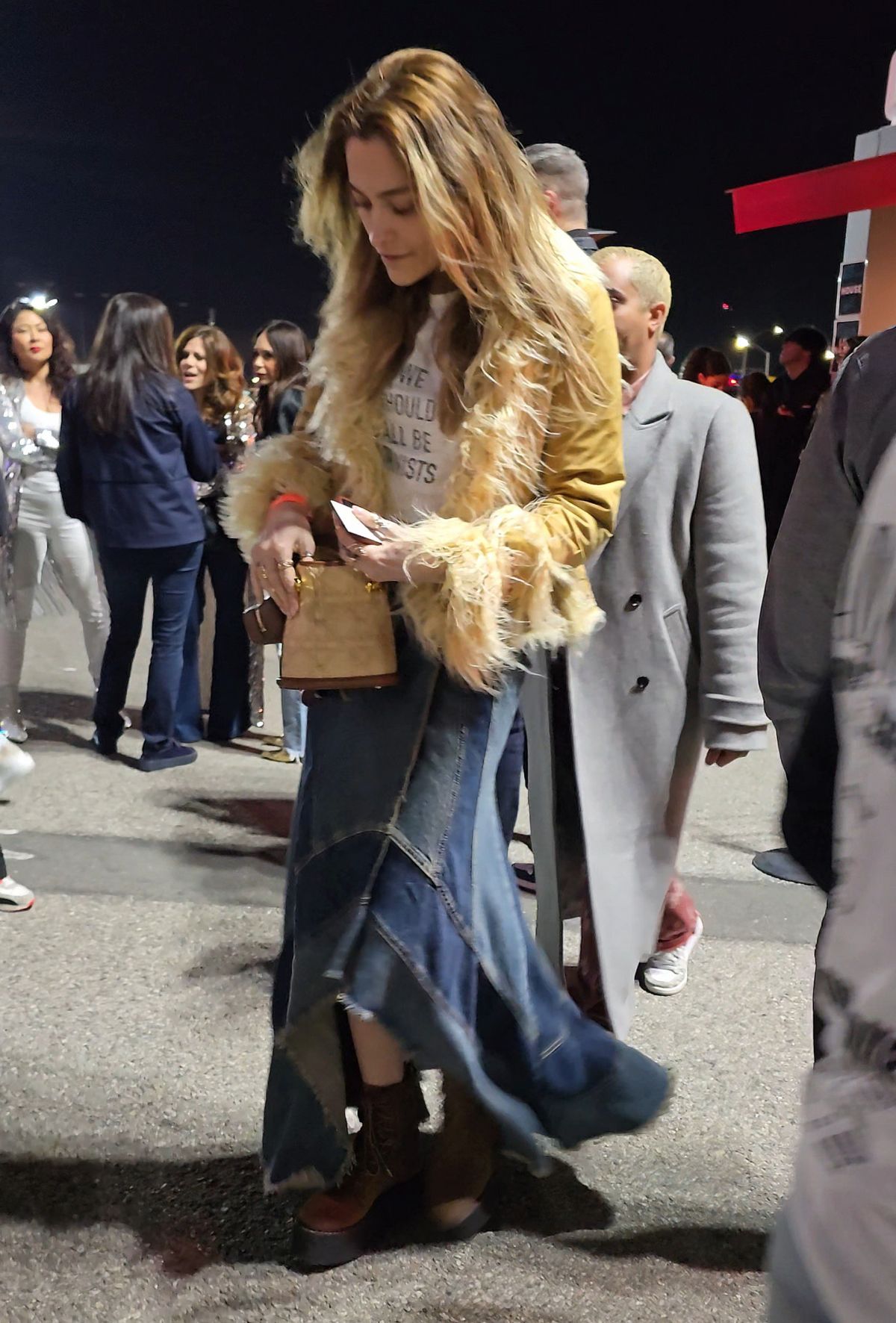 PARIS JACKSON Arrives at Madonna’s Concert in Los Angeles 03/11/2024 ...