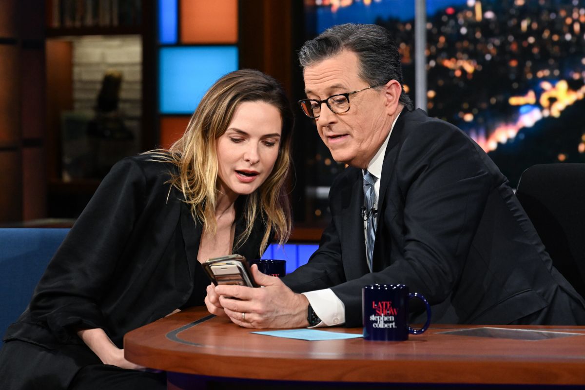 REBECCA FERGUSON at Late Show with Stephen Colbert in New York 02/29 ...