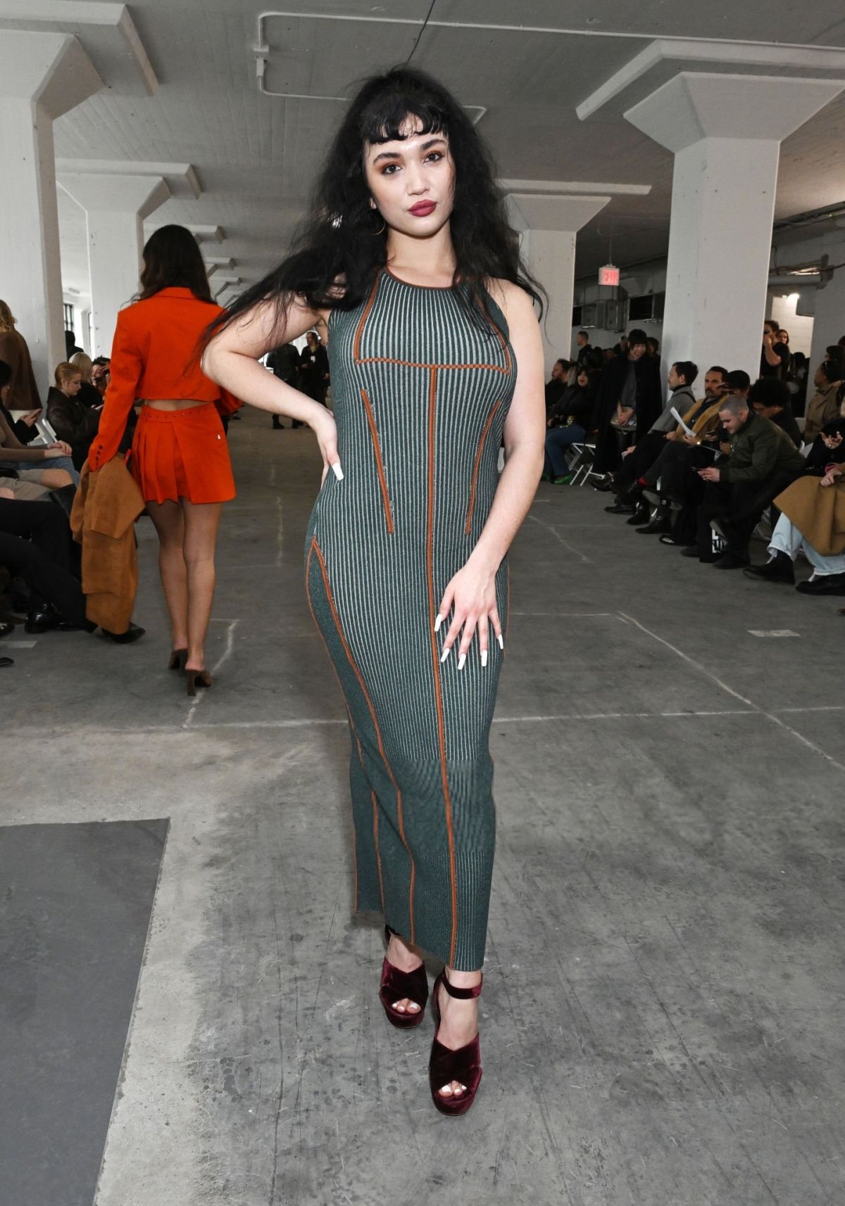 ROWAN BLANCHARD at Eckhaus Latta RTW Fall 2024 Fashion Show at NYFW in ...