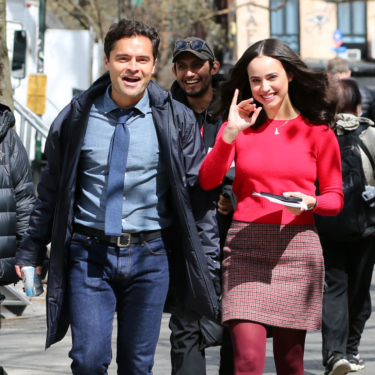 SOFIA CARSON and Sebastian De Souza on the Set of The Life List in New ...