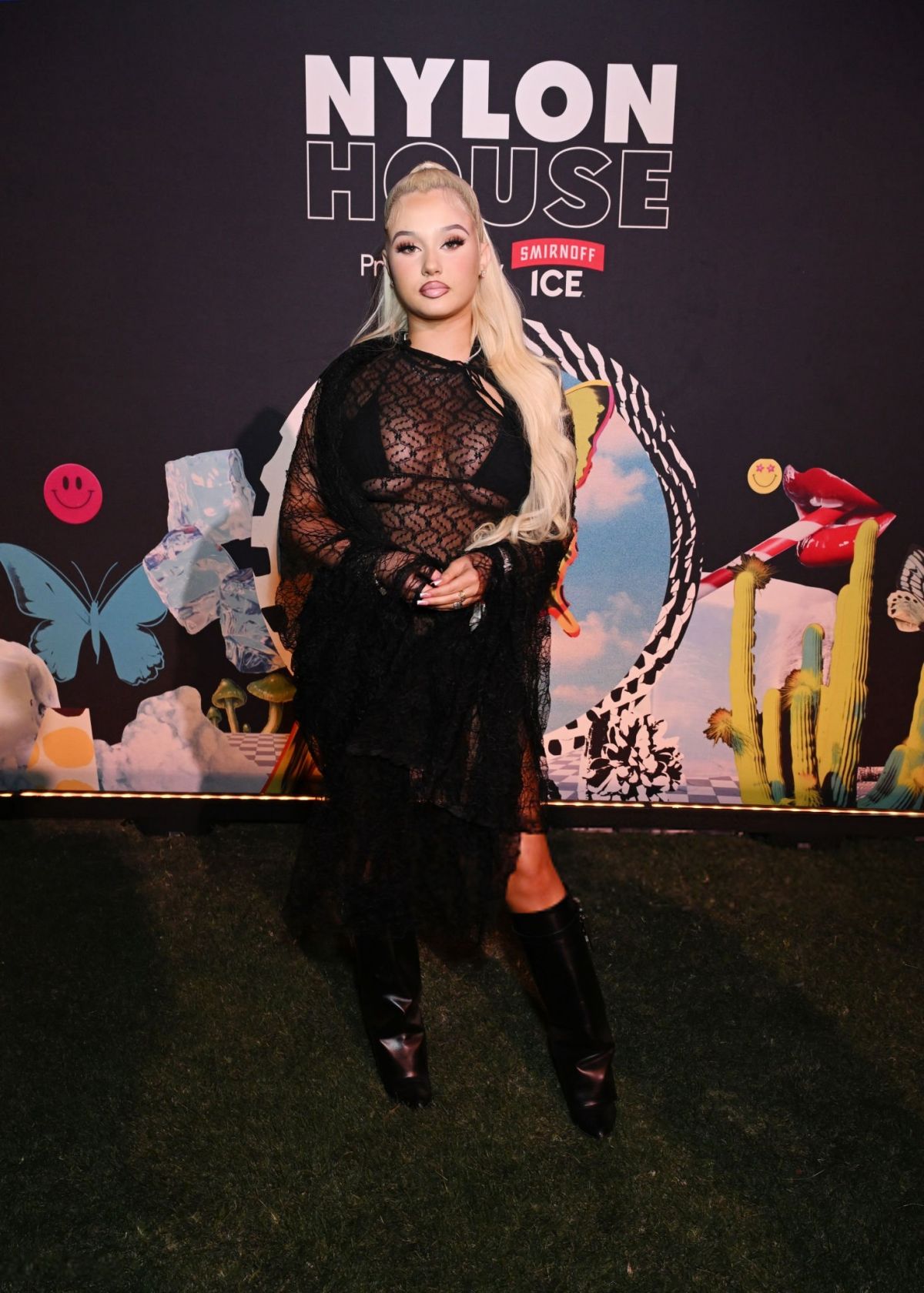 ALABAMA BARKER at Nylon House Event at Coachella Music and Arts ...