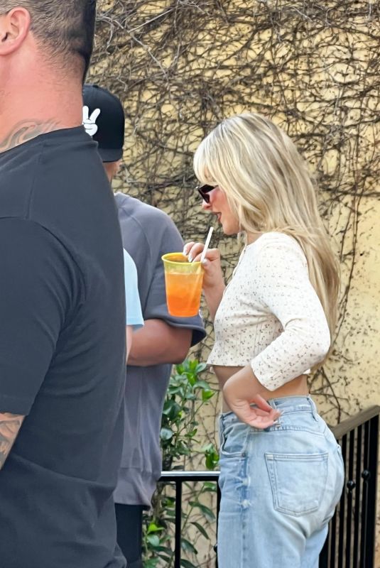 SABRINA CARPENTER at Disney California Adventure in Anaheim 04/18/2024 ...