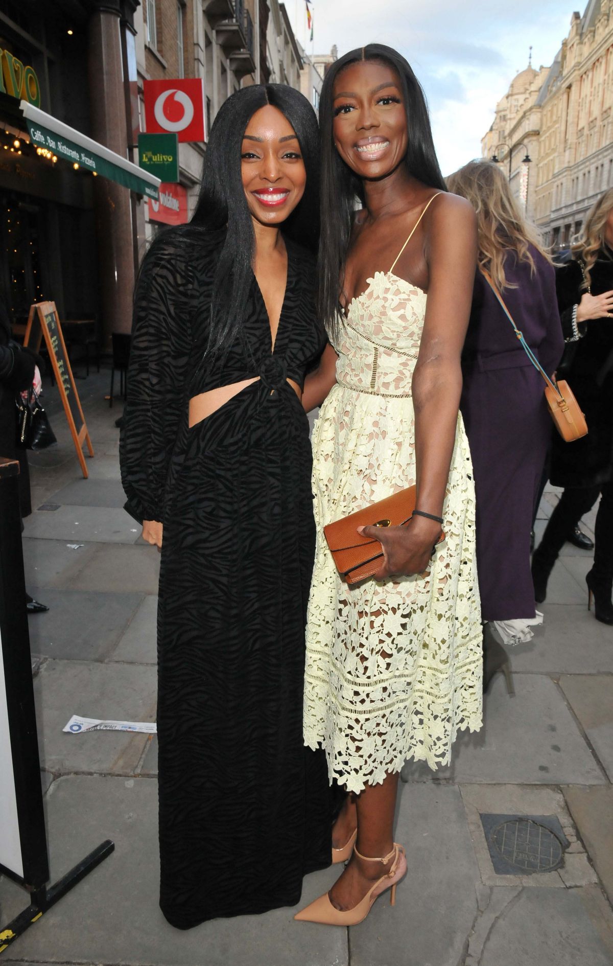 SABRINA WASHINGTON and CLAUDIA-LIZA VANDERPUIJE Arrives at With All Our ...