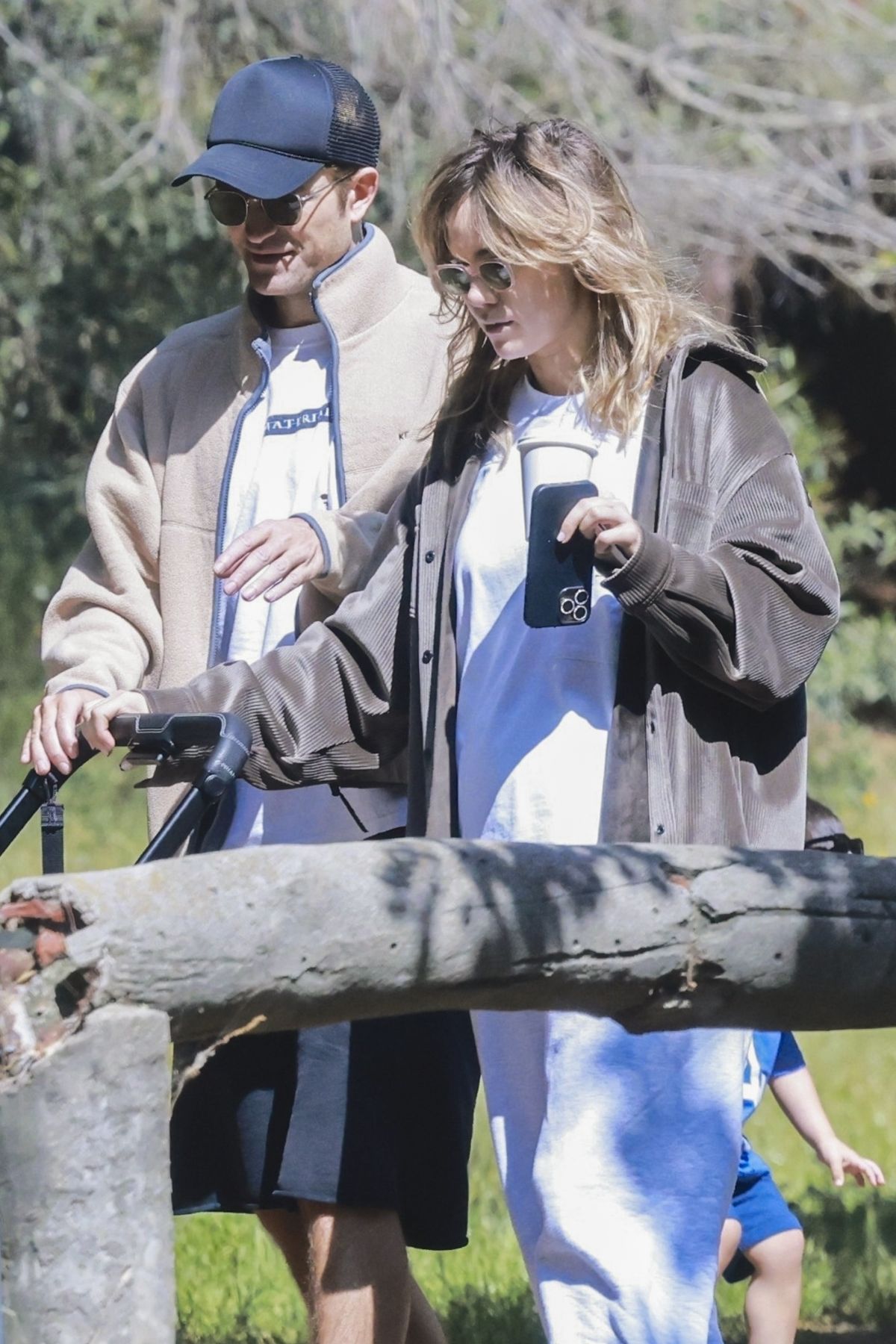 SUKI WATERHOUSE and Robert Pattinson Out with Their Baby in Los Angeles ...