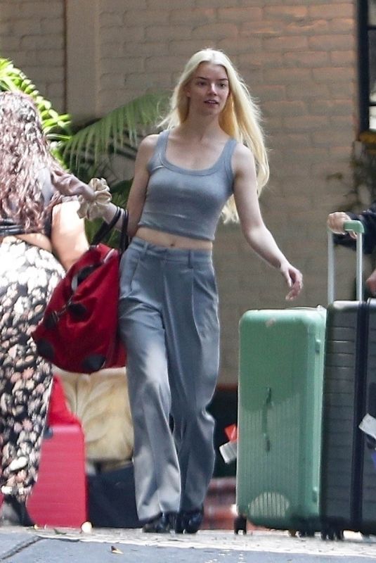 ANYA TAYLOR-JOY Leaves Chateau Marmont in Los Angeles 05/12/2024 ...