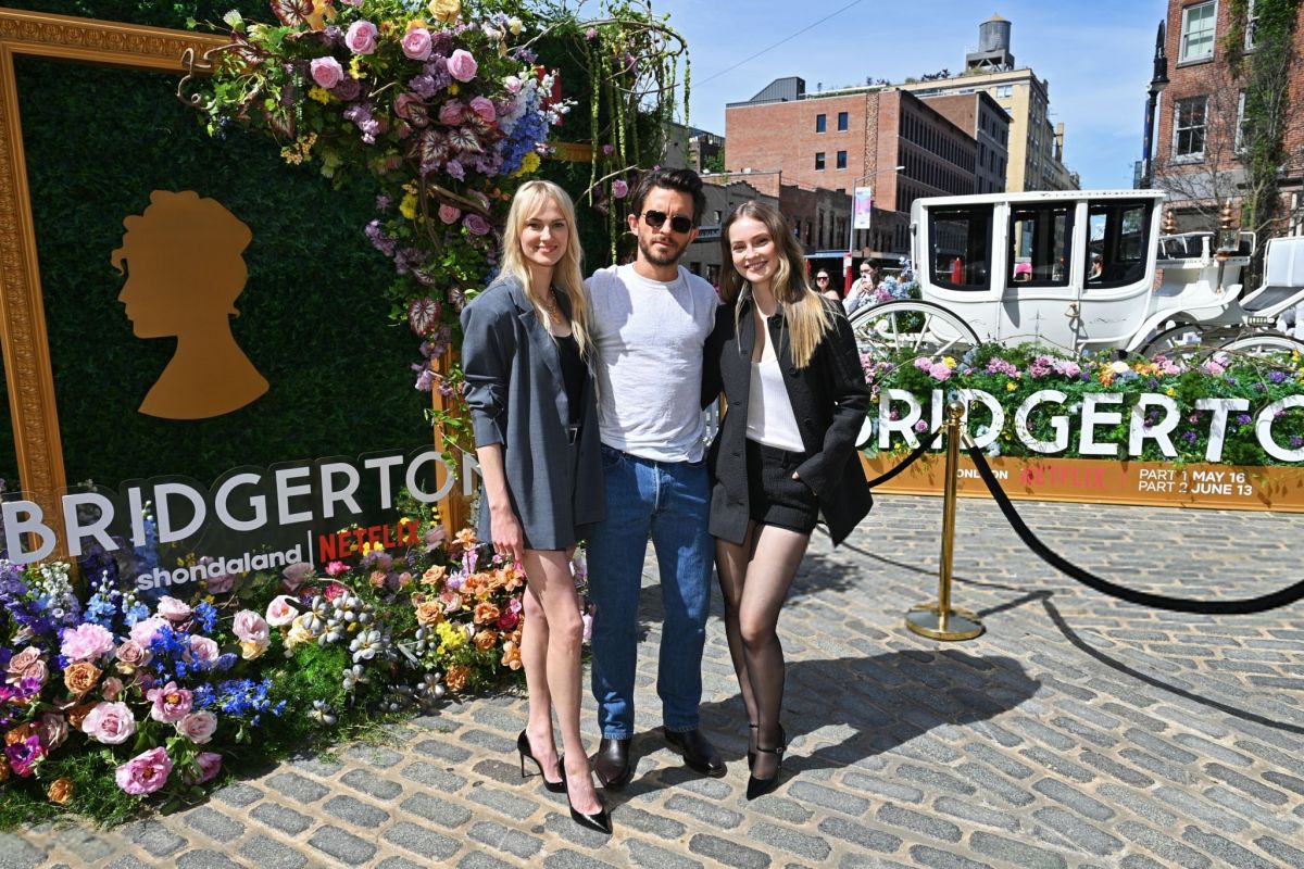 HANNAH DODD at Bridgerton Promenade, Season 3 Event at Gansevoort Plaza ...