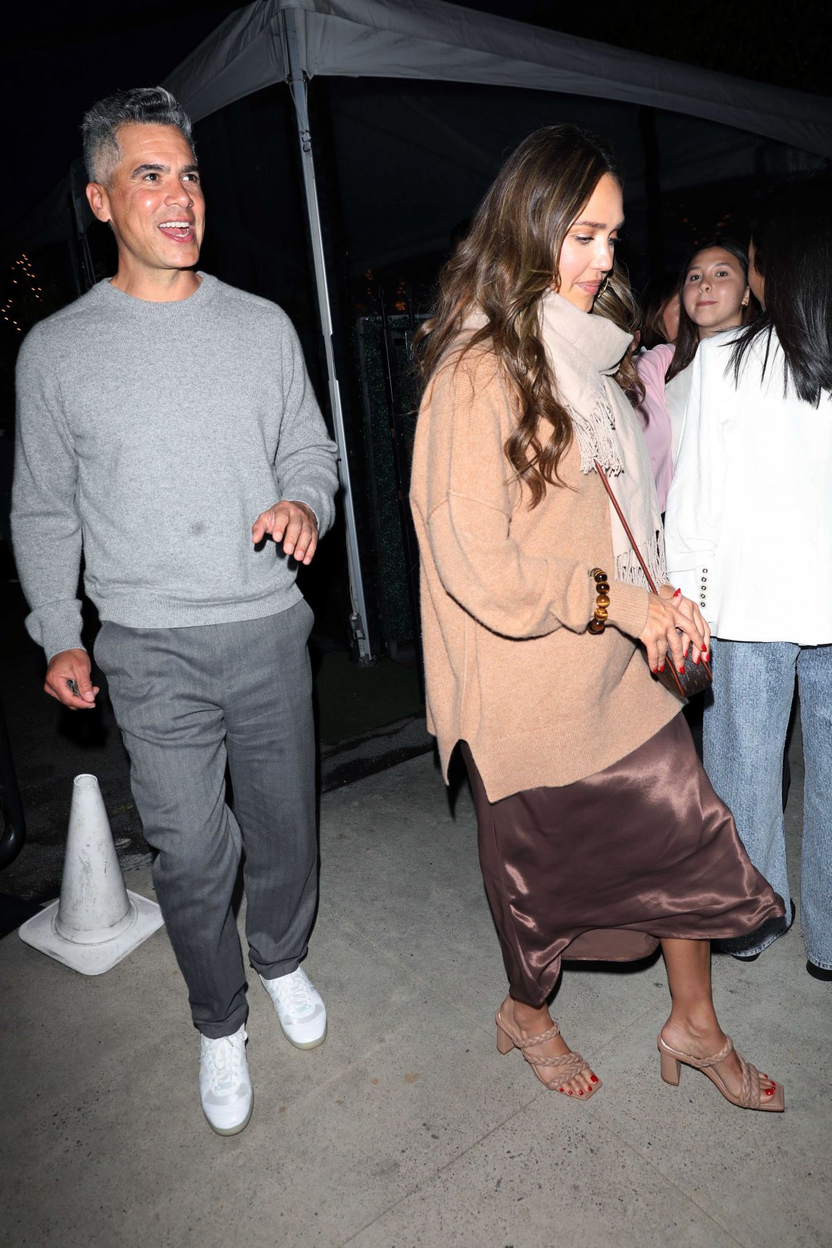 JESSICA ALBA and Cash Warren Out to Celebrate Their 16th Wedding ...