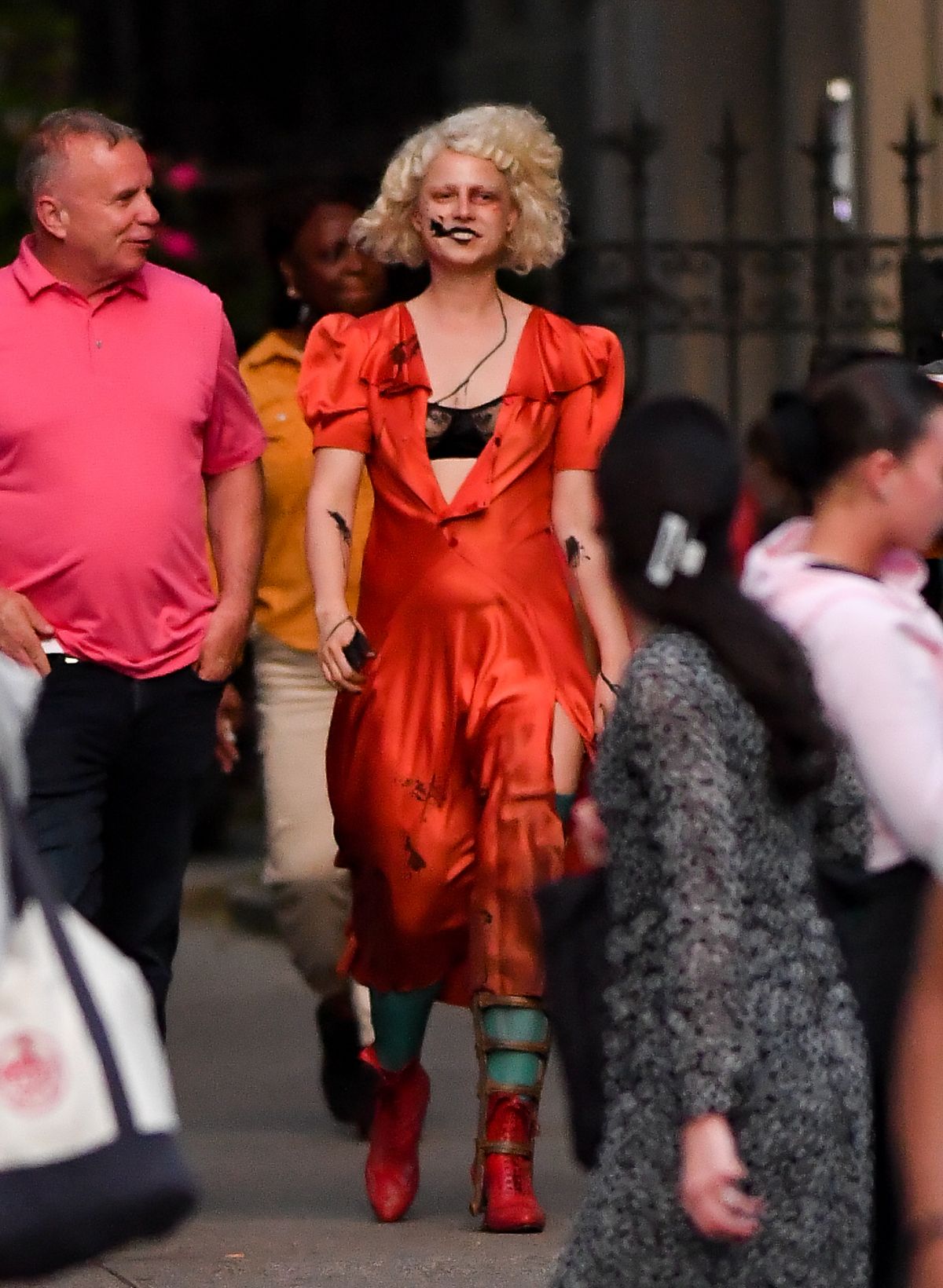 JESSIE BUCKLEY on the Set of The Bride of Frankenstein in New York 05 ...