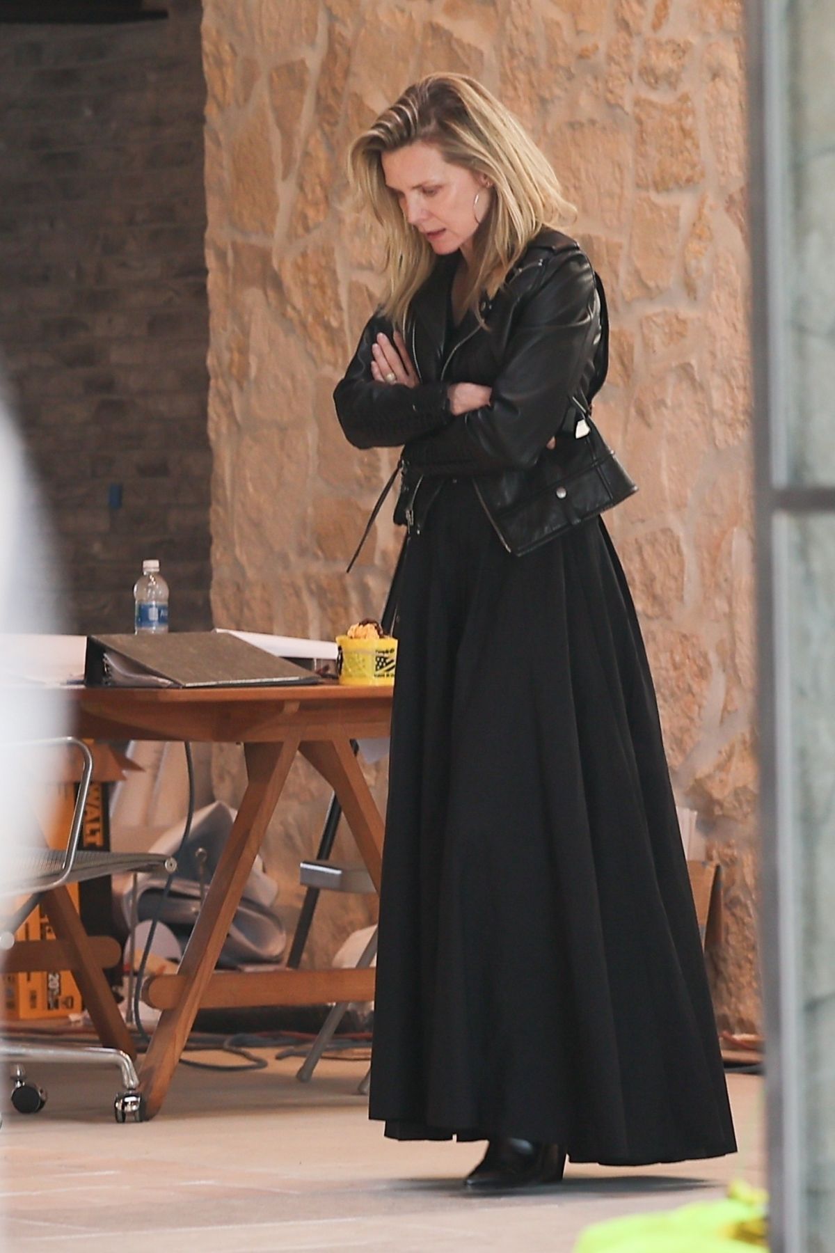 MICHELLE PFEIFFER at Construction Site of Her New Eco-home Store in Los ...