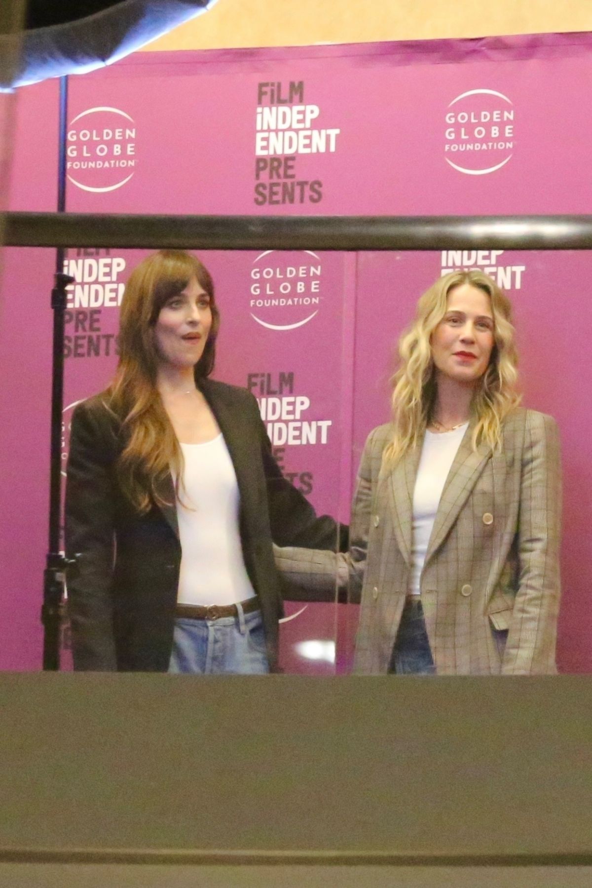 DAKOTA JOHNSON and CHRISTY HALL Arrives at Daddio Screening at AMC ...