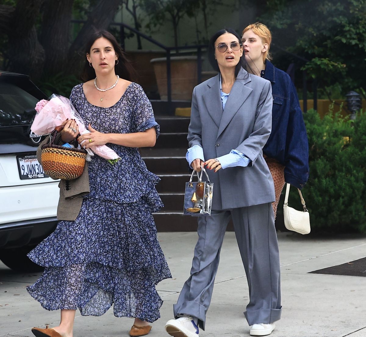 DEMI MOORE and SCOUT and TALLULAH WILLIS Support Bruce Willis’s ...