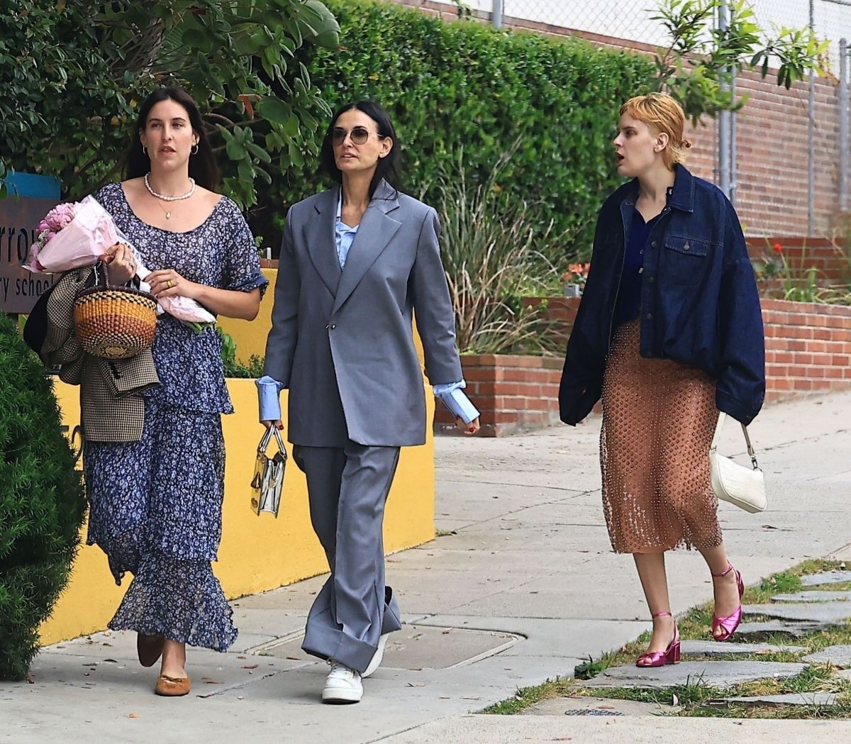 DEMI MOORE and SCOUT and TALLULAH WILLIS Support Bruce Willis’s ...