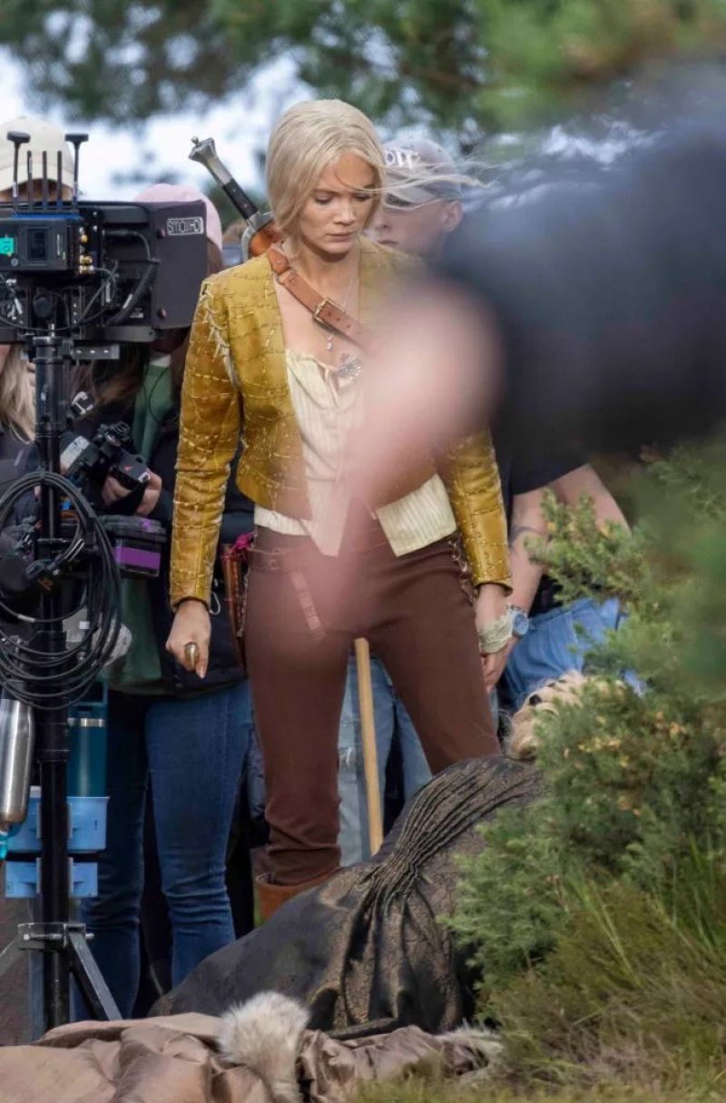FREYA ALLAN on the Set of The Witcher, June 2024 – HawtCelebs
