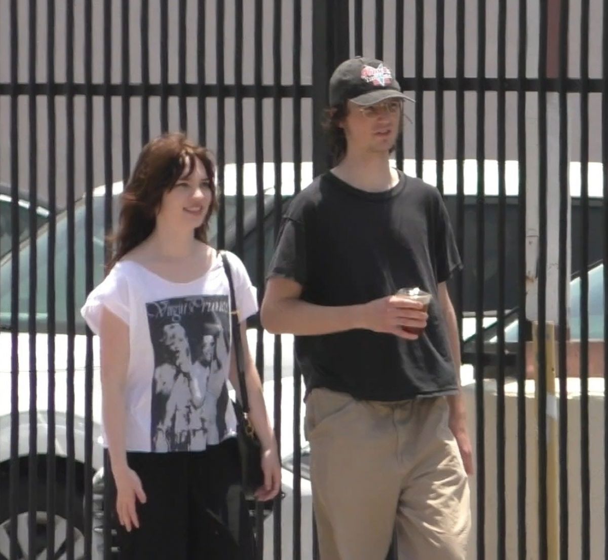 SOPHIE THATCHER and Austin Feinstein Out in Los Angeles 05/31/2024 ...