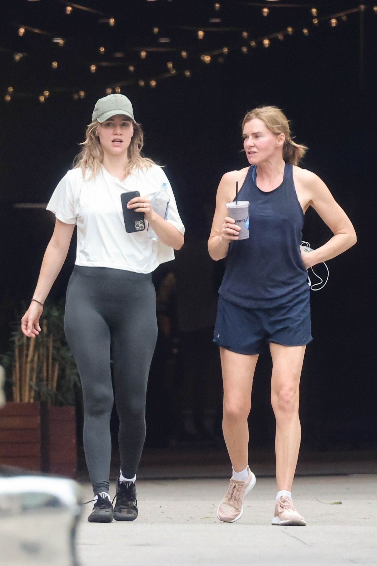 SUKI WATERHOUSE Out for a Smoothie After Workout with Her Mother ...
