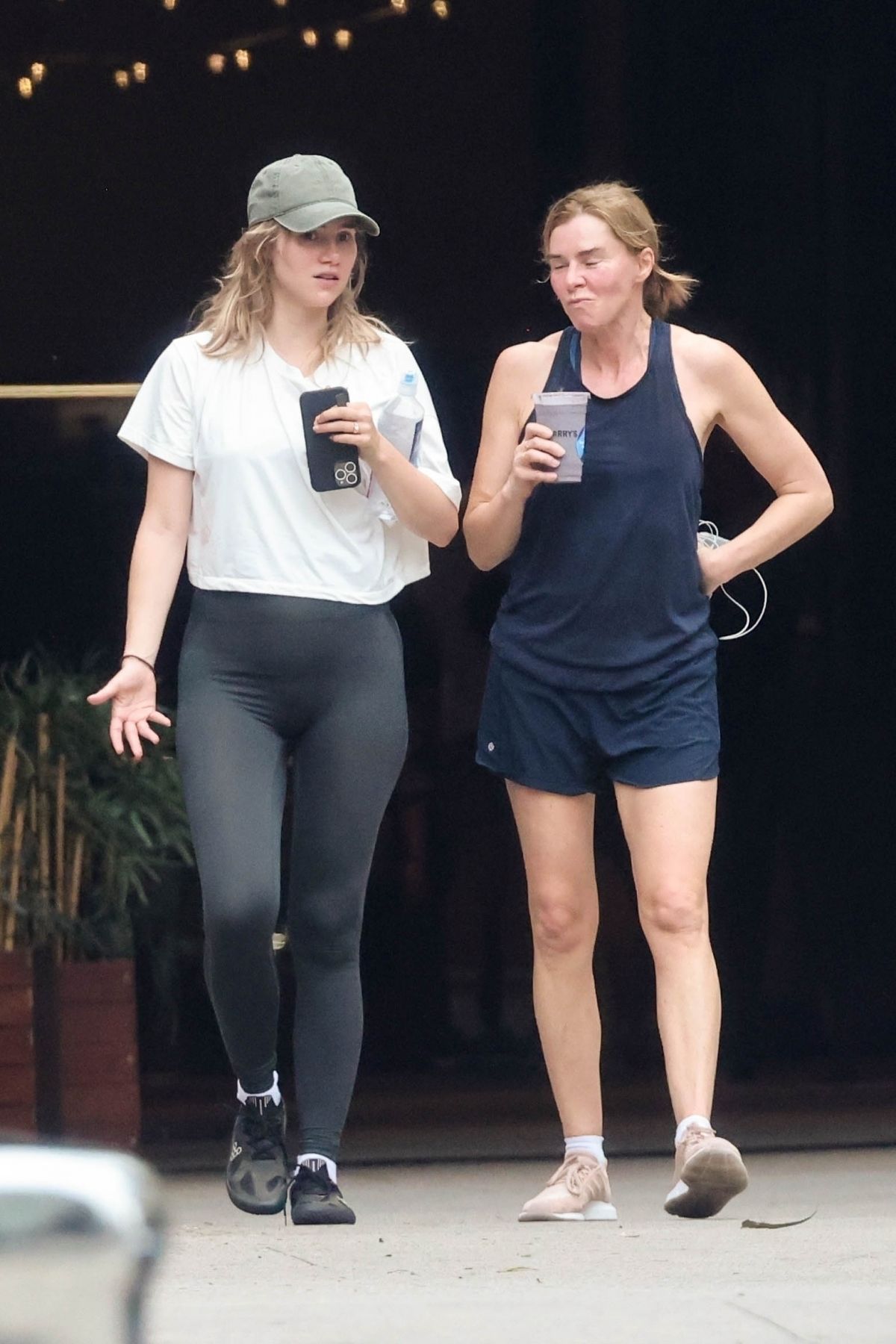 SUKI WATERHOUSE Out for a Smoothie After Workout with Her Mother ...