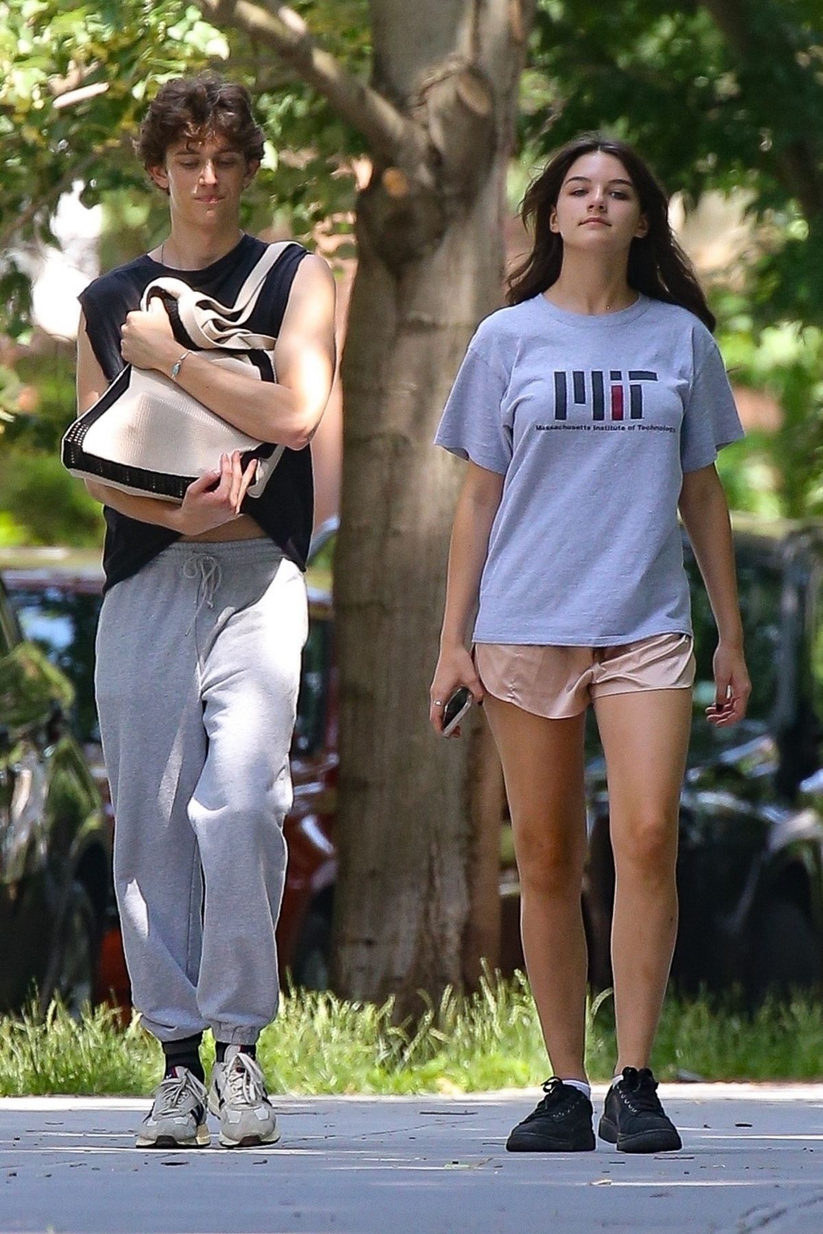SURI CRUSIE Out Kissing with Her Boyfriend in New York 06/20/2024 ...
