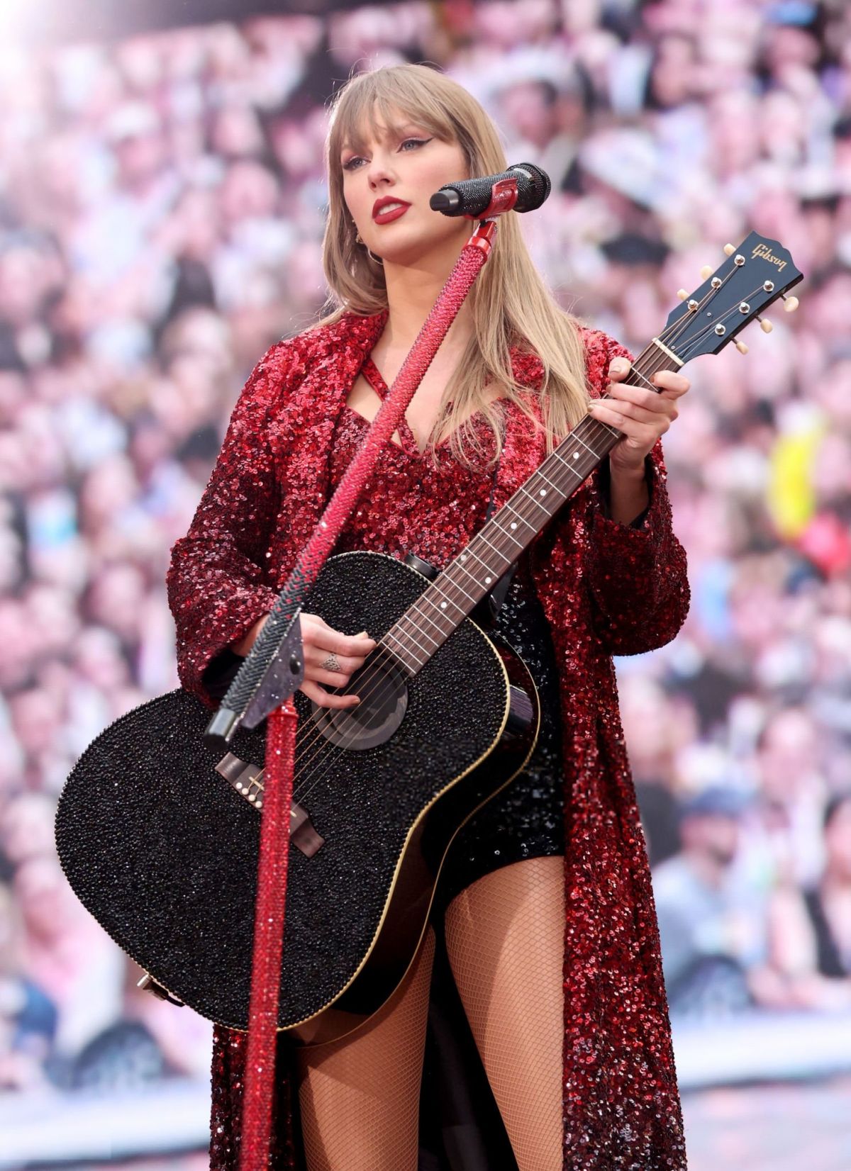 TAYLOR SWIFT Performs at The Eras Tour at Wembley Stadium in London 06 ...