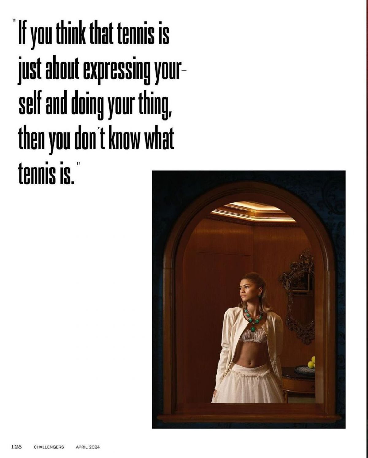 ZENDAYA for Challengers Magazine, April 2024 – HawtCelebs