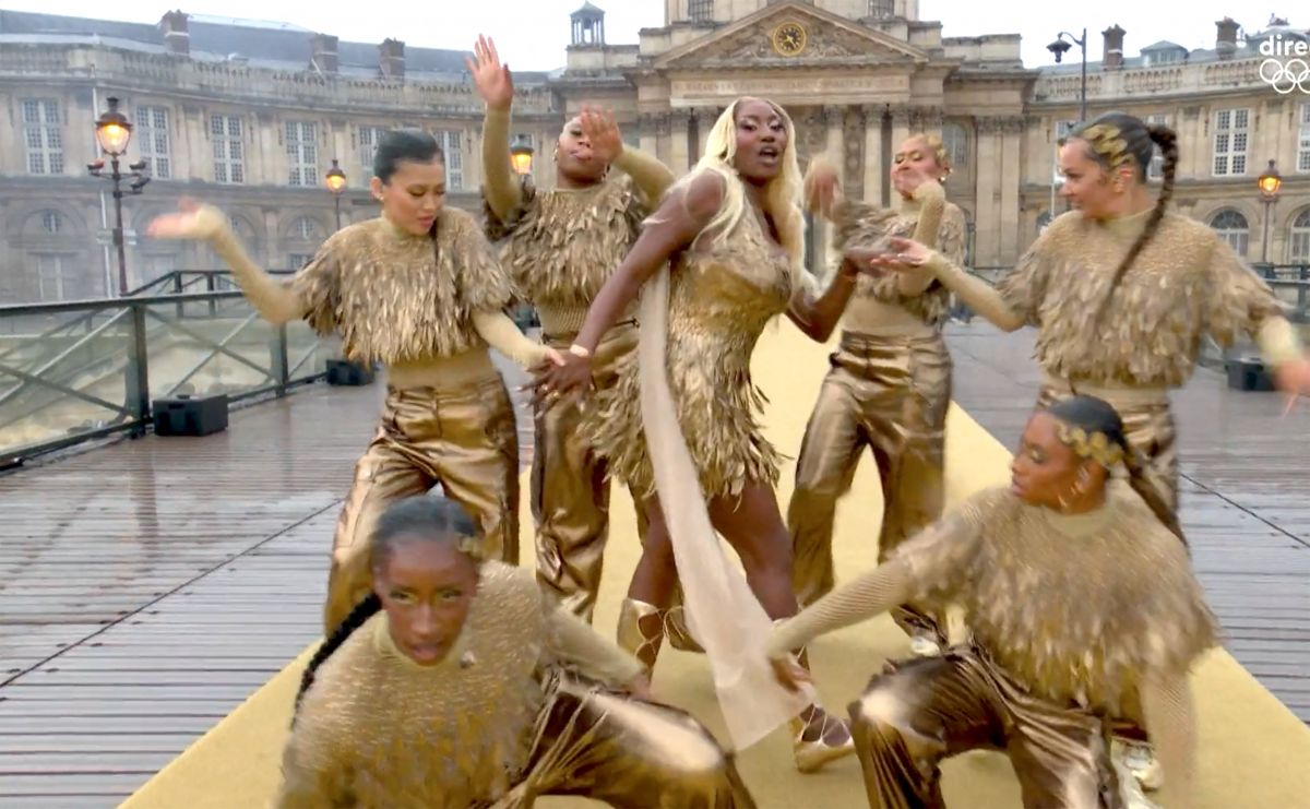 AYA NAKAMURA Performs at Opening Ceremony of Paris 2024 Olympic Games ...