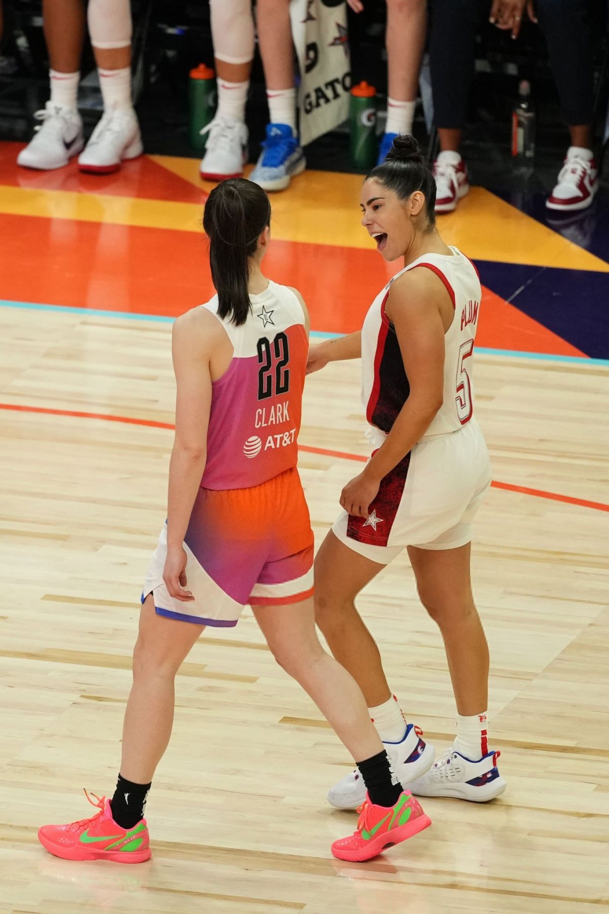 CAITLIN CLARK at 2024 WNBA All-Star Game at Footprint Center in Phoenix ...