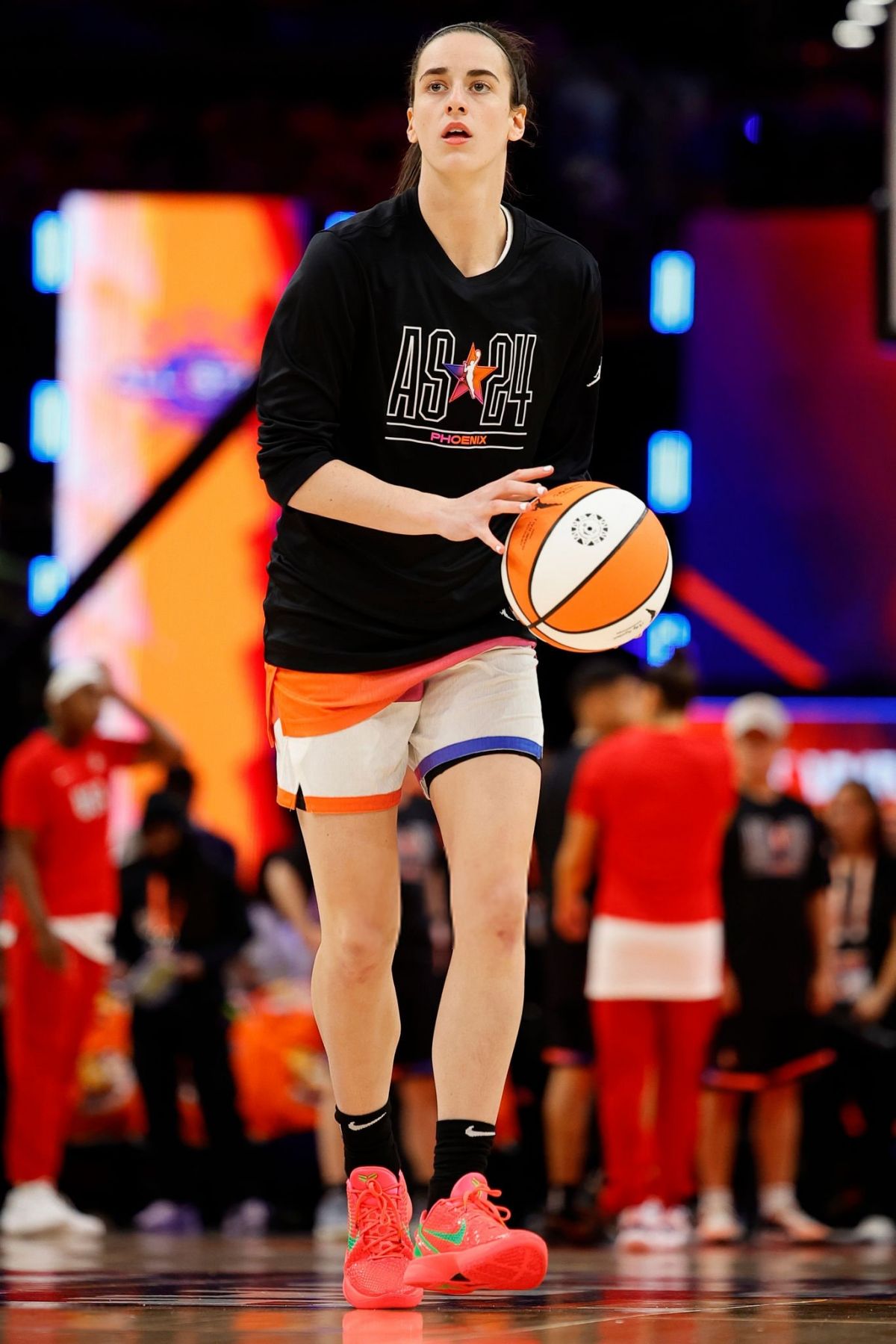 CAITLIN CLARK at 2024 WNBA All-Star Game at Footprint Center in Phoenix ...