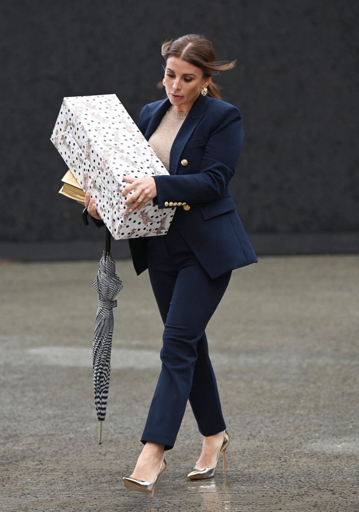 COLEEN ROONEY Arrives at Julie Perry 60th Birthday Party in Manchester ...