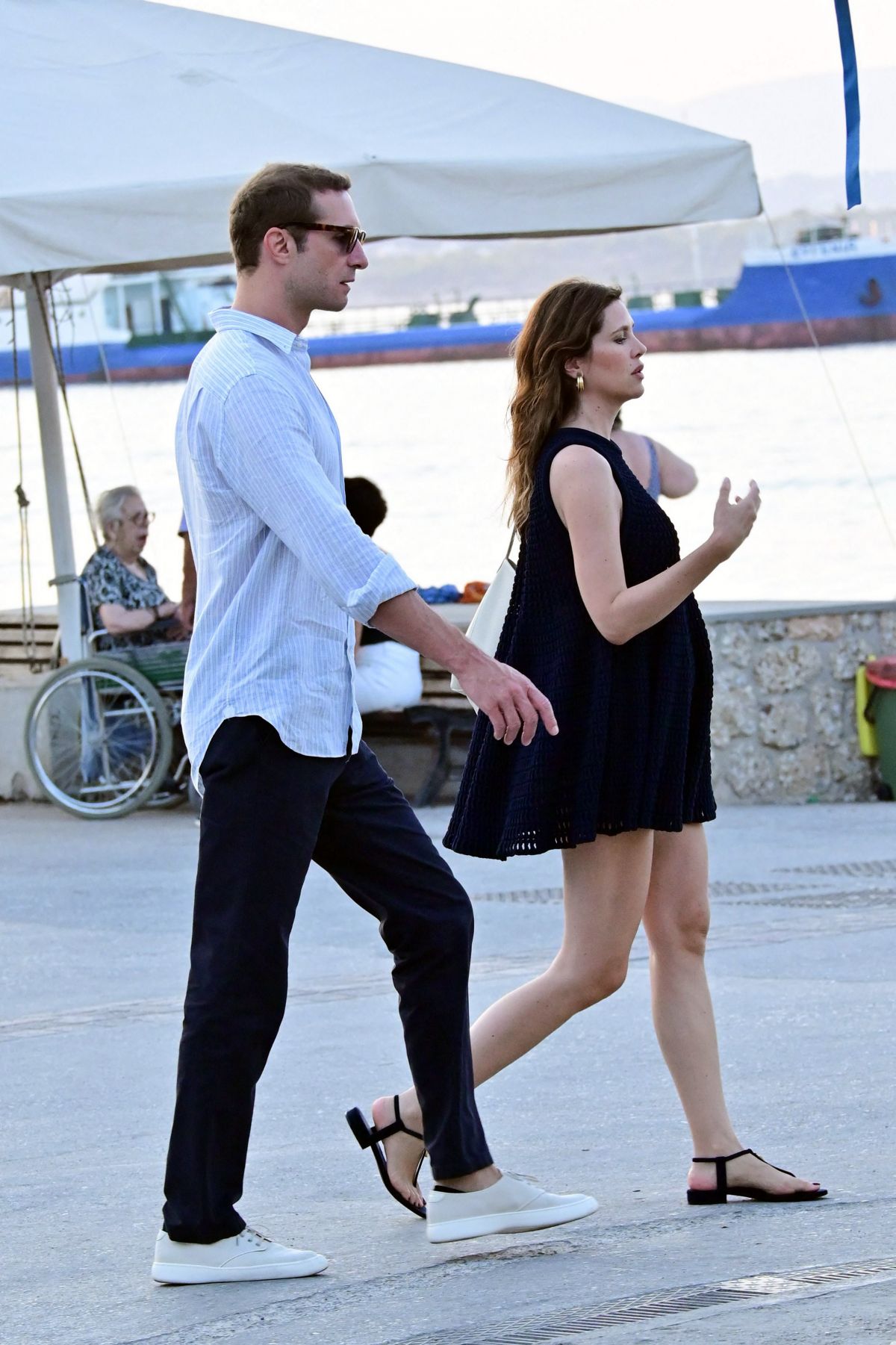 DASHA ZHUKOVA and Stavros Niarchos Out on Spetses Island in Greece 07 ...