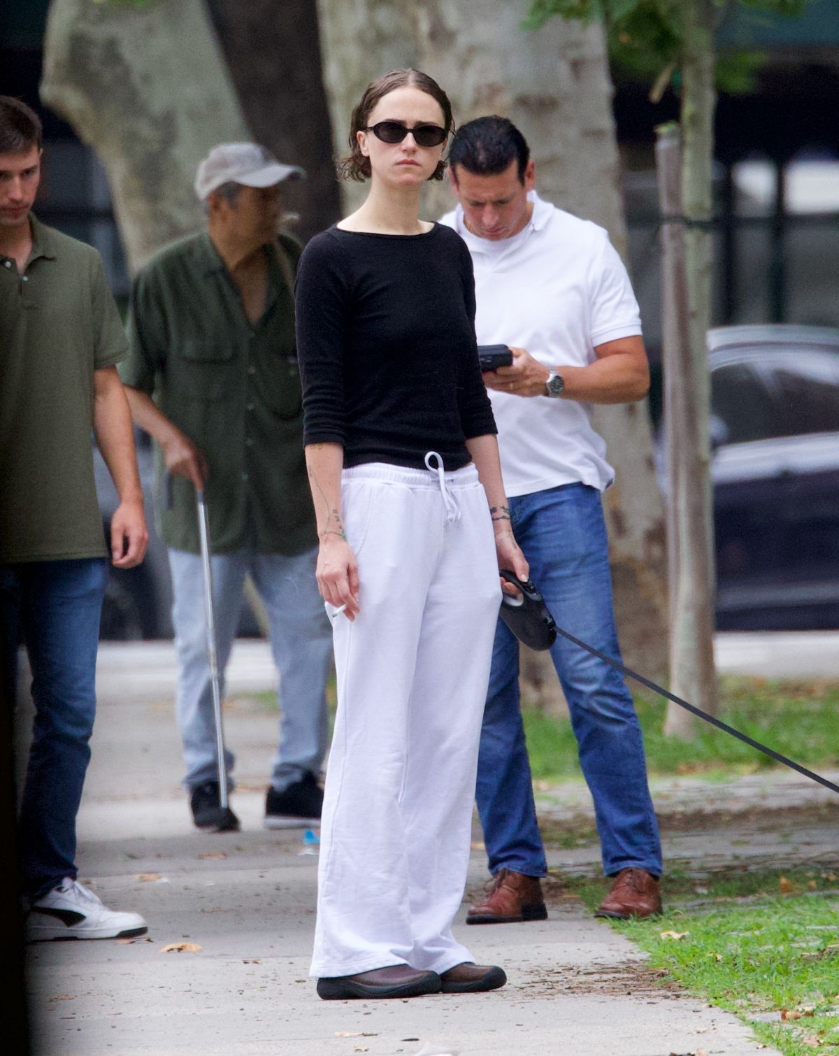 ELLA EMHOFF Out with Her Dog in Brooklyn 07/25/2024 – HawtCelebs