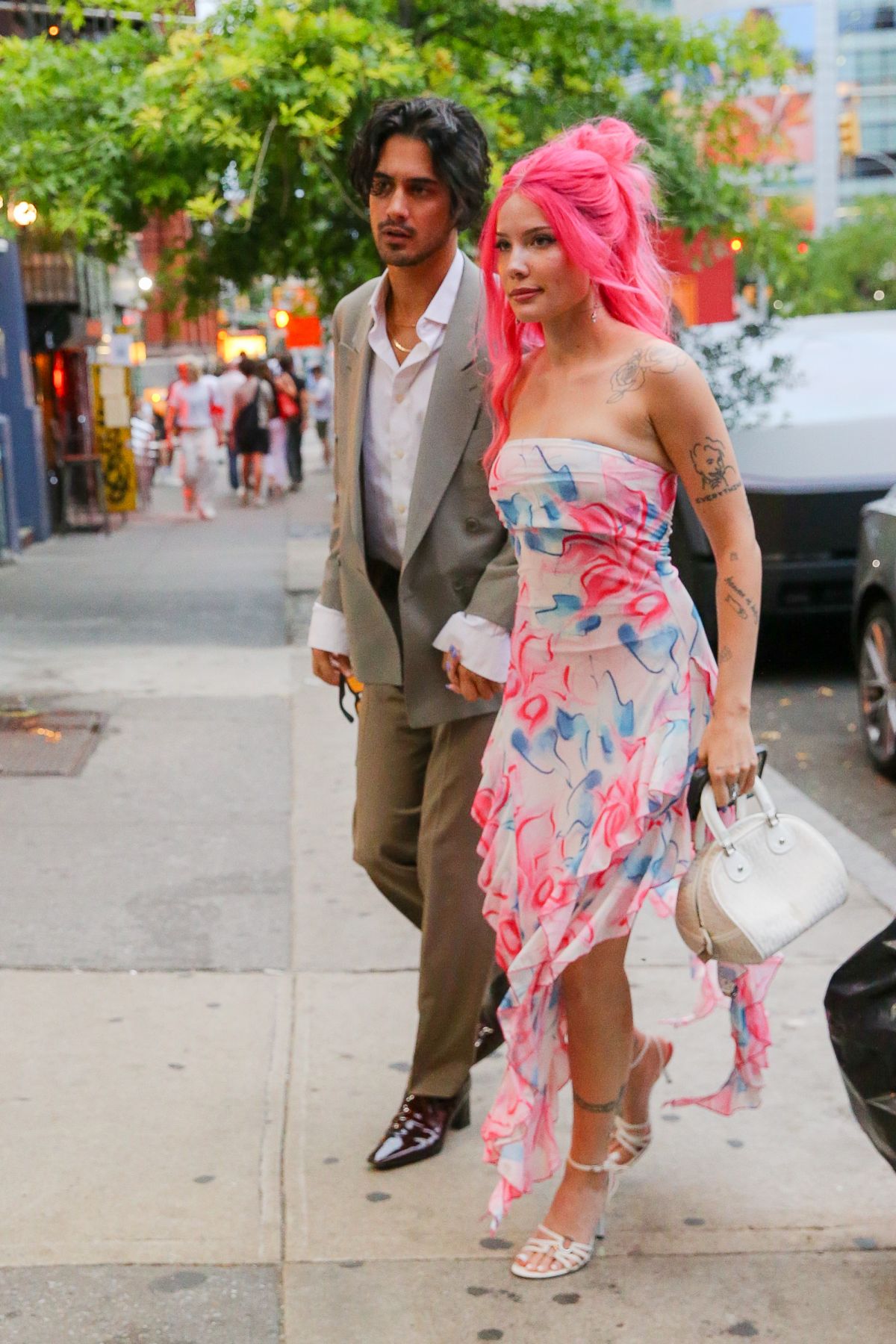 HALSEY and Avan Jogia on a Dinner Date at Emilio Ballato Restaurant in ...