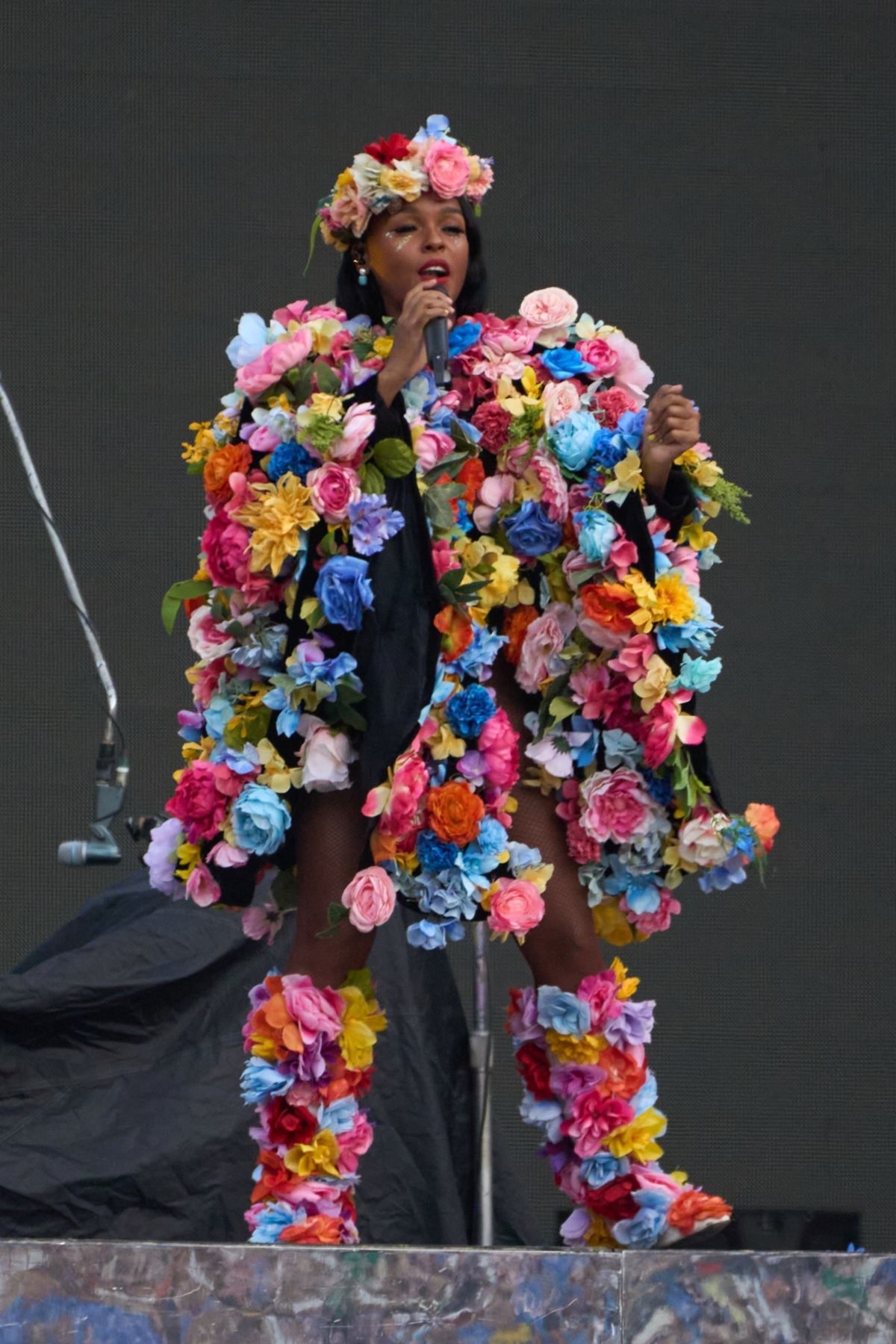 JANELLE MONAE Performs at Stadio Olimpico di Roma at Opening Show of ...