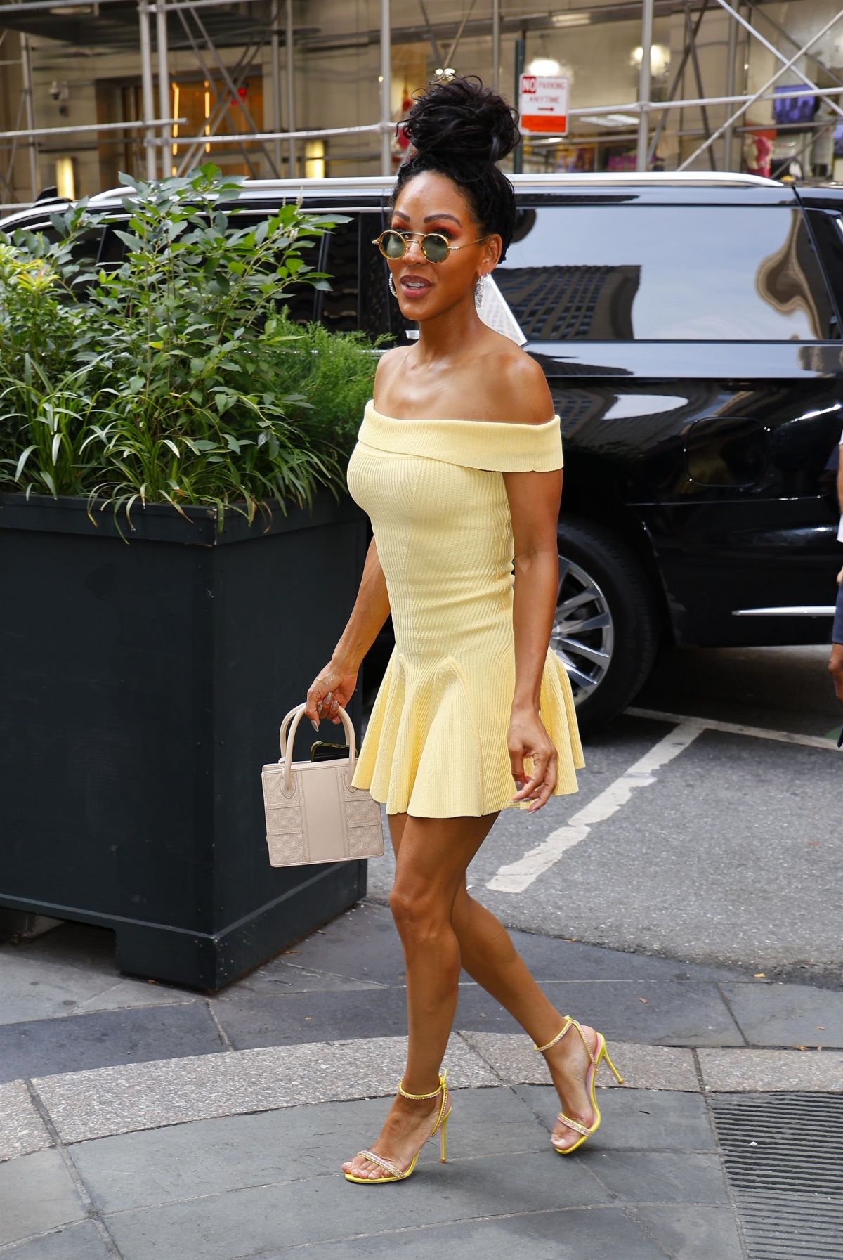 MEAGAN GOOD Arrives at Today Show to Promote Divorced in the Black in ...