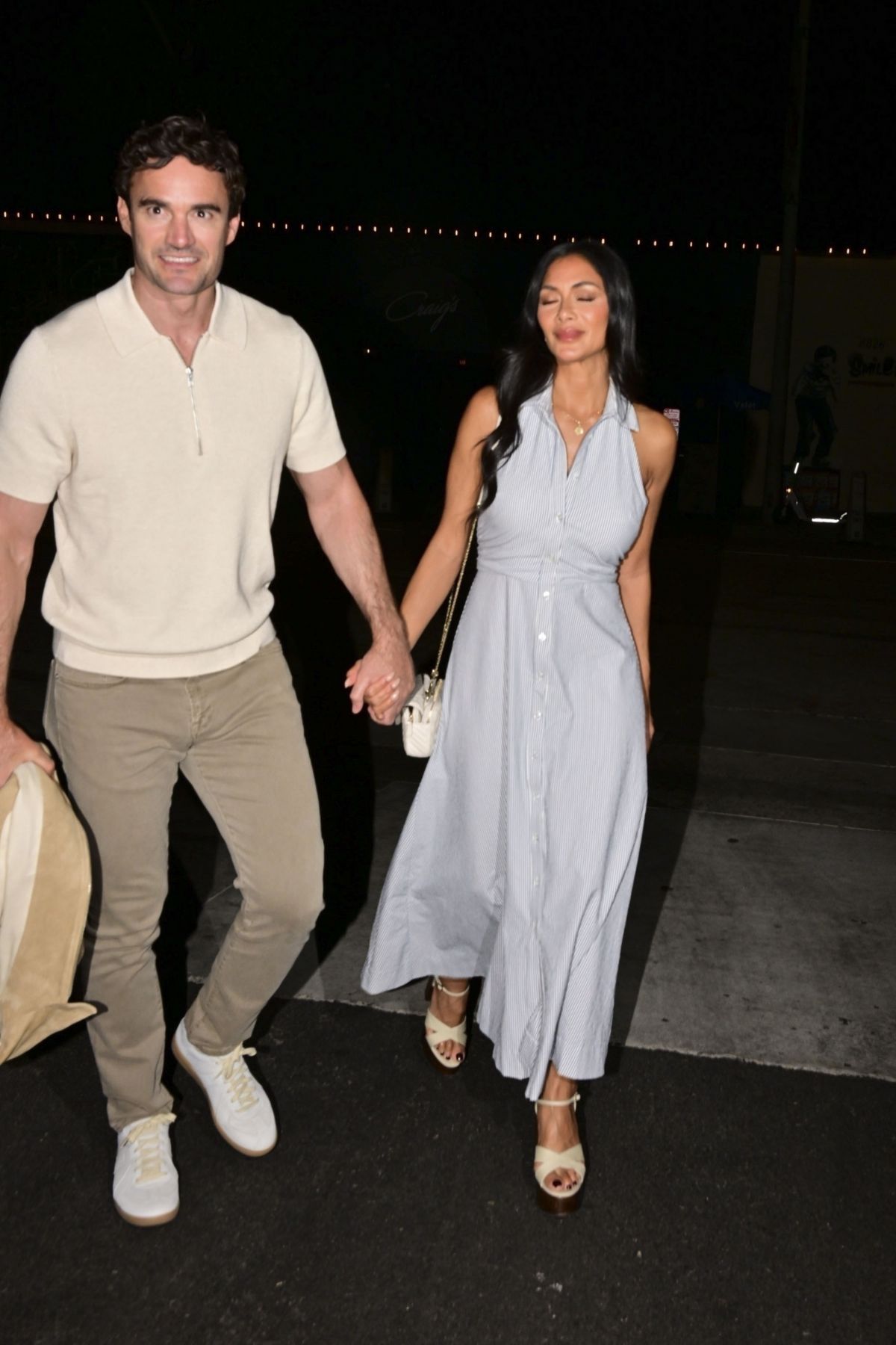 NICOLE SCHERZINGER and Thom Evans on a Dinner Date at Craig’s in West ...