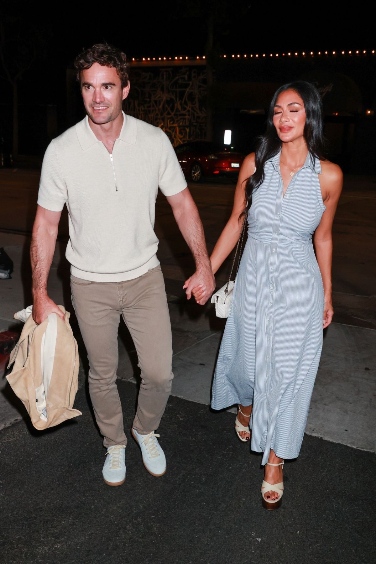 NICOLE SCHERZINGER and Thom Evans on a Dinner Date at Craig’s in West ...