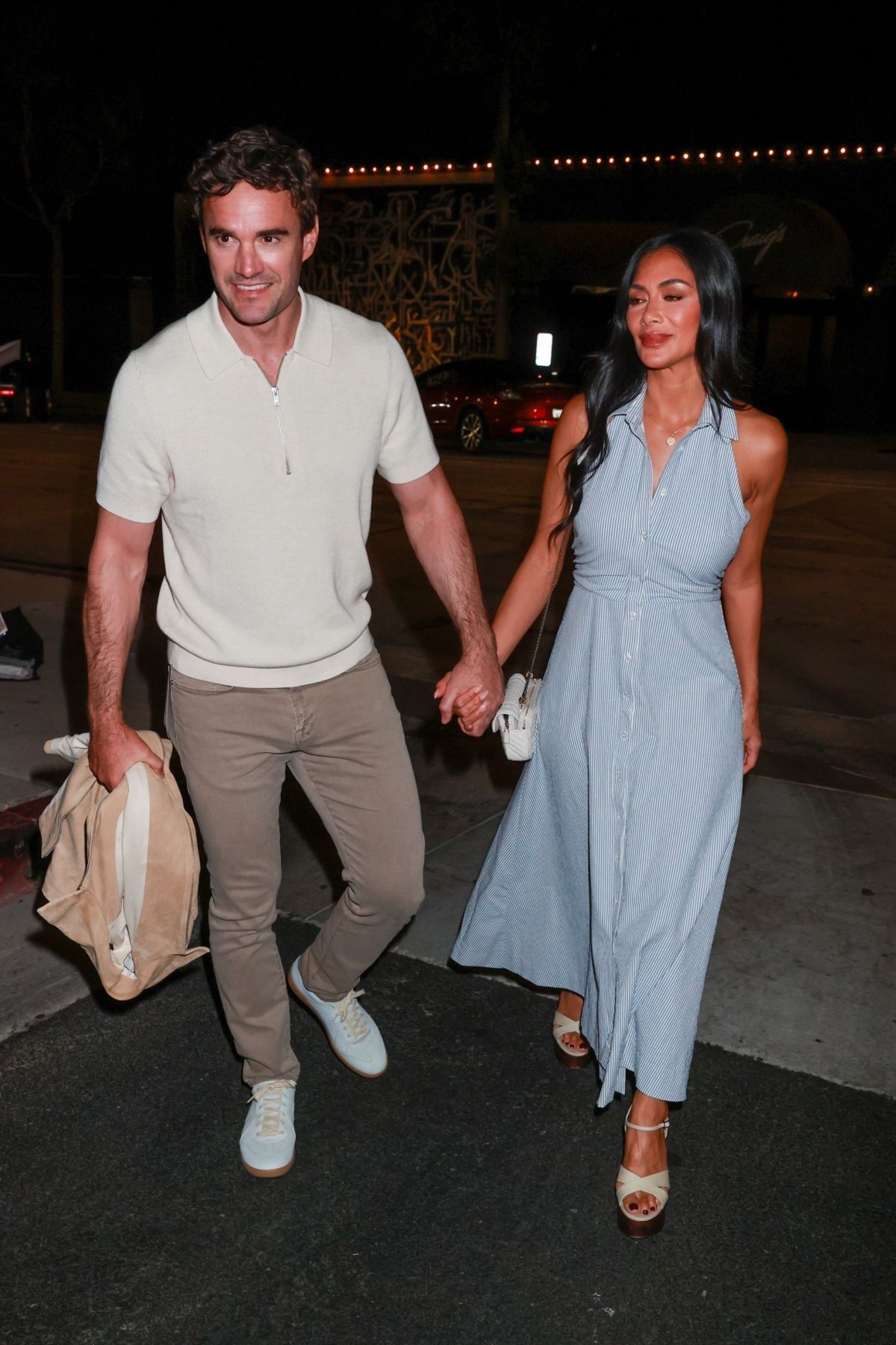 NICOLE SCHERZINGER and Thom Evans on a Dinner Date at Craig’s in West ...