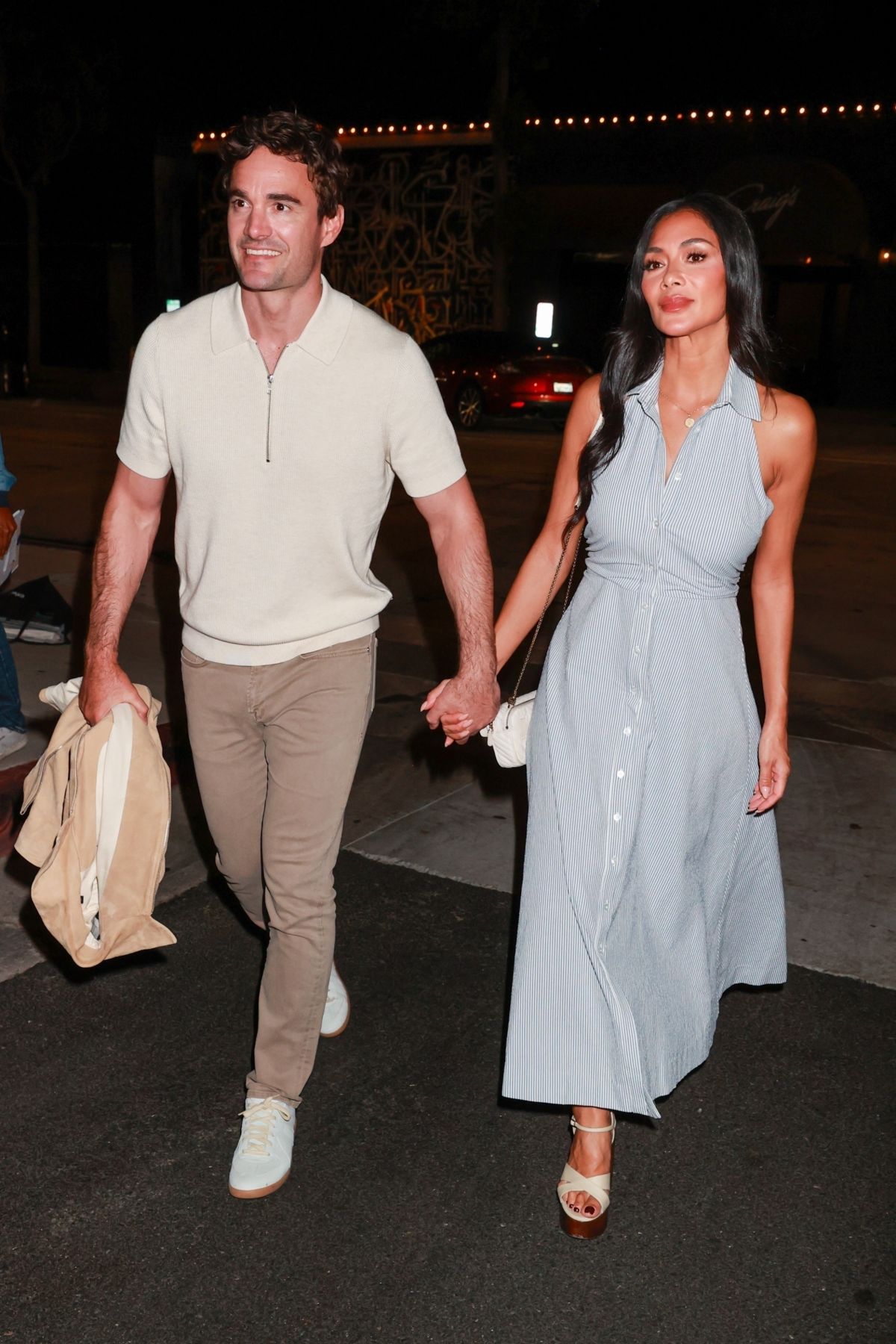 NICOLE SCHERZINGER and Thom Evans on a Dinner Date at Craig’s in West ...